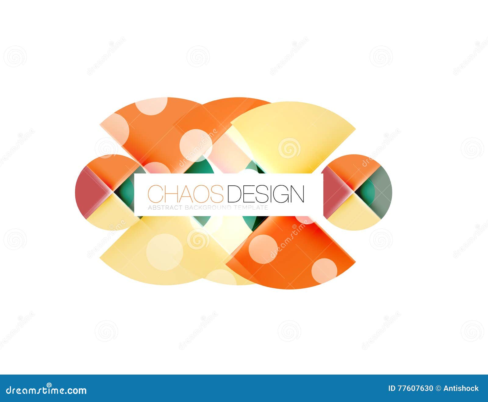 Round Shapes, Circle Banner with Sample Text Stock Vector ...