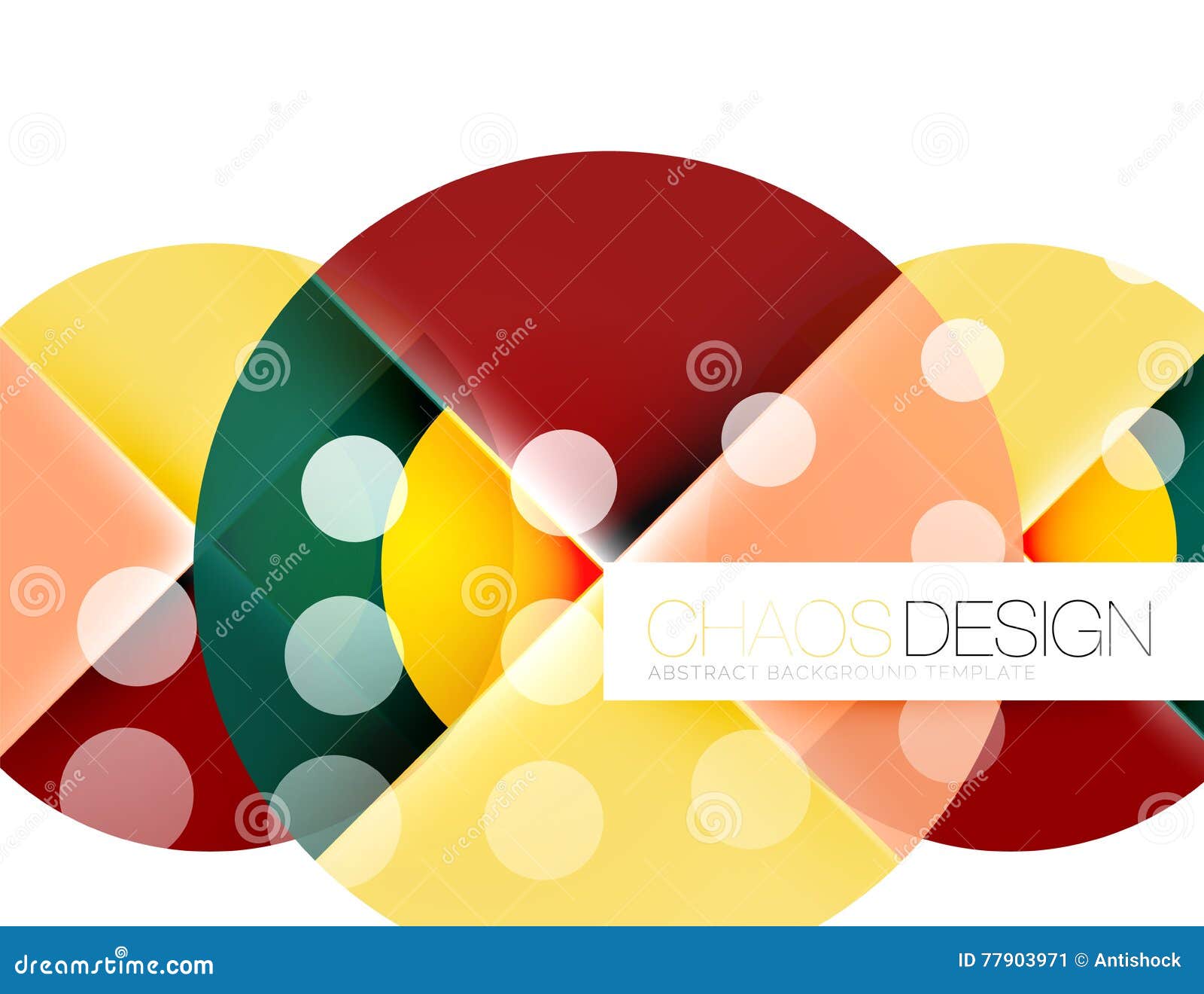 Round Shapes, Circle Banner with Sample Text Stock Vector ...