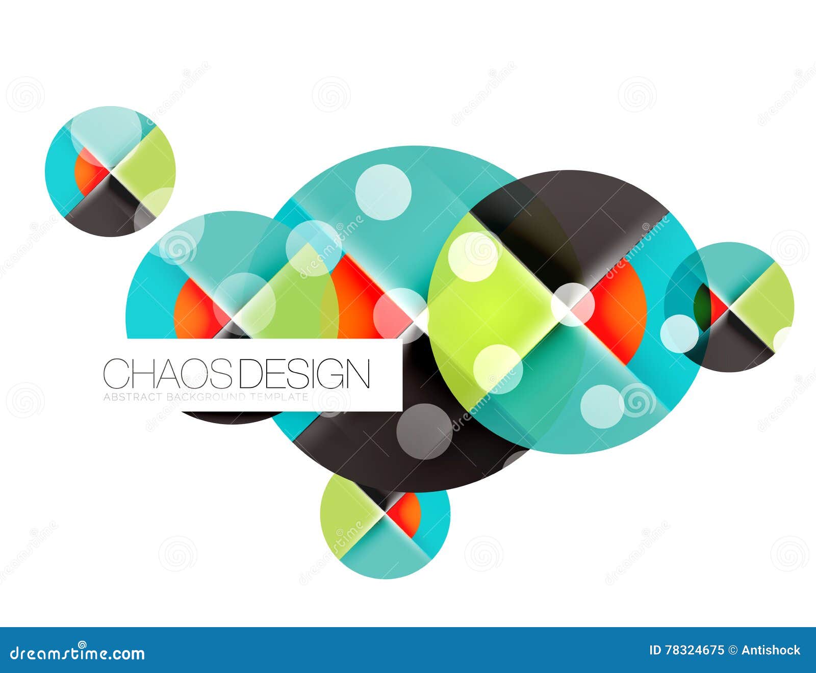 Round Shapes, Circle Banner with Sample Text Stock Vector ...