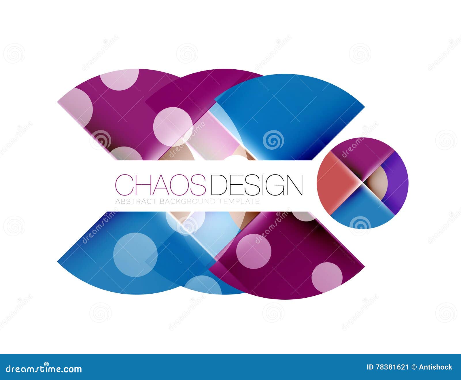 Round Shapes, Circle Banner with Sample Text Stock Vector ...
