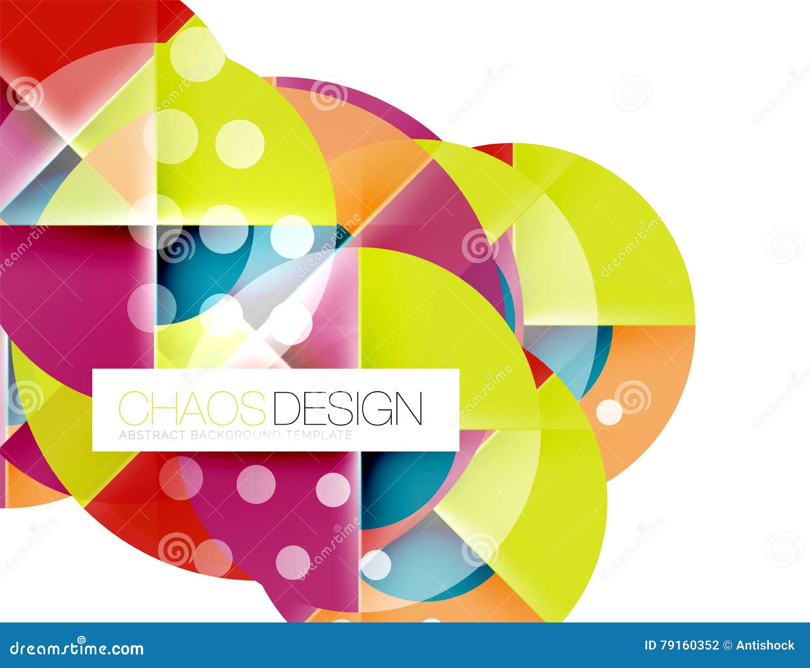 Round Shapes, Circle Banner with Sample Text Stock Vector ...