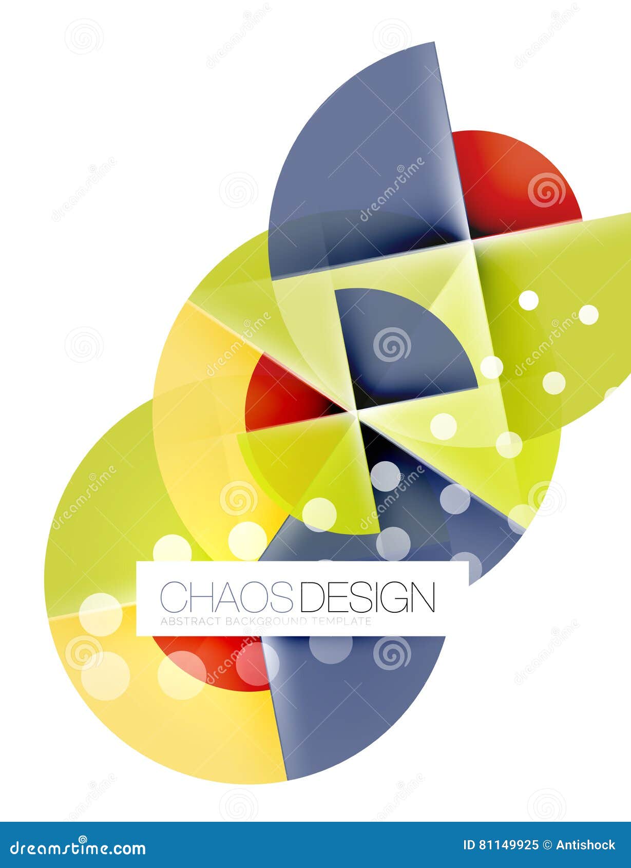 Round Shapes, Circle Banner with Sample Text Stock Vector ...