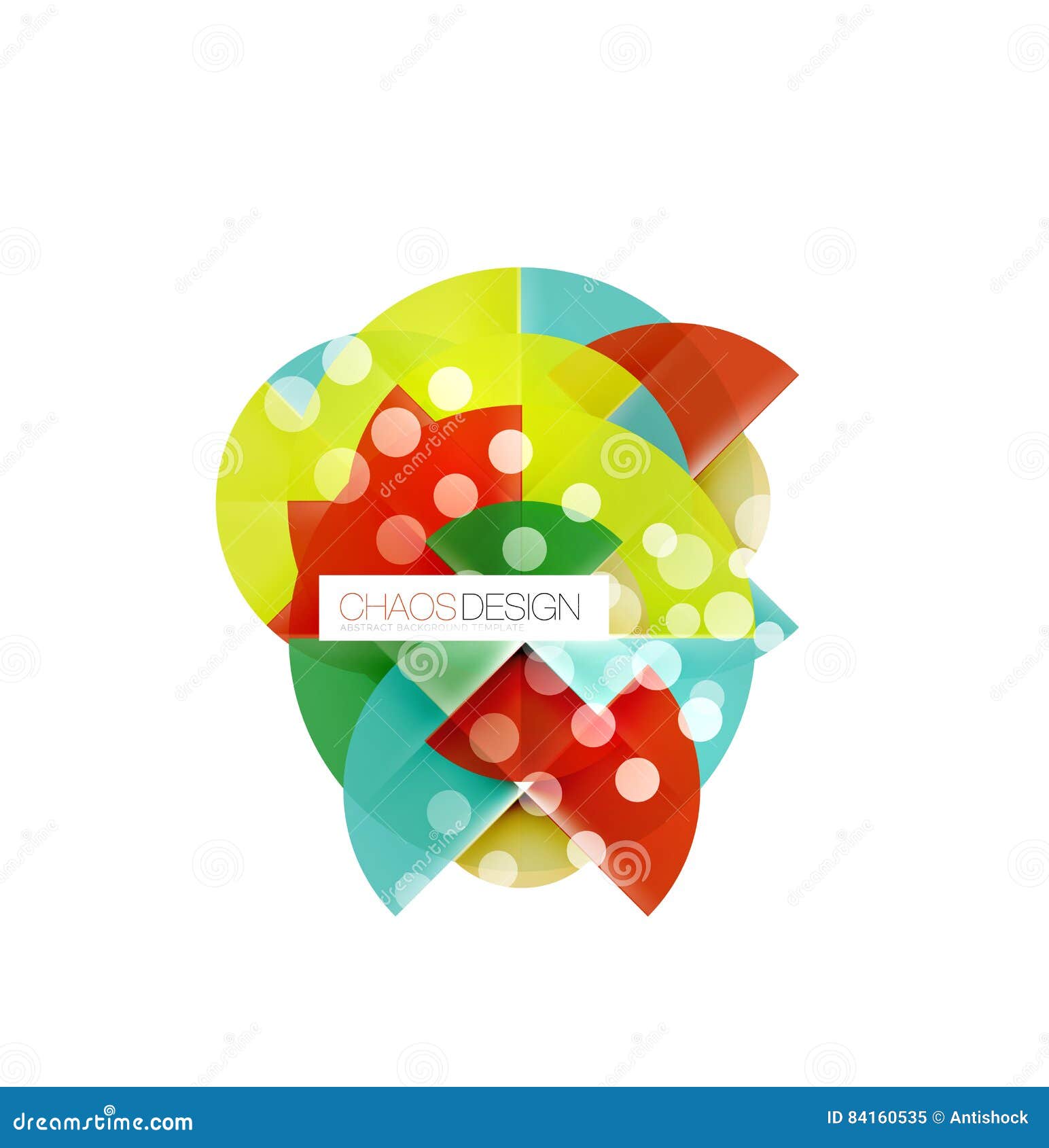 Round Shapes, Circle Banner with Sample Text Stock Vector ...