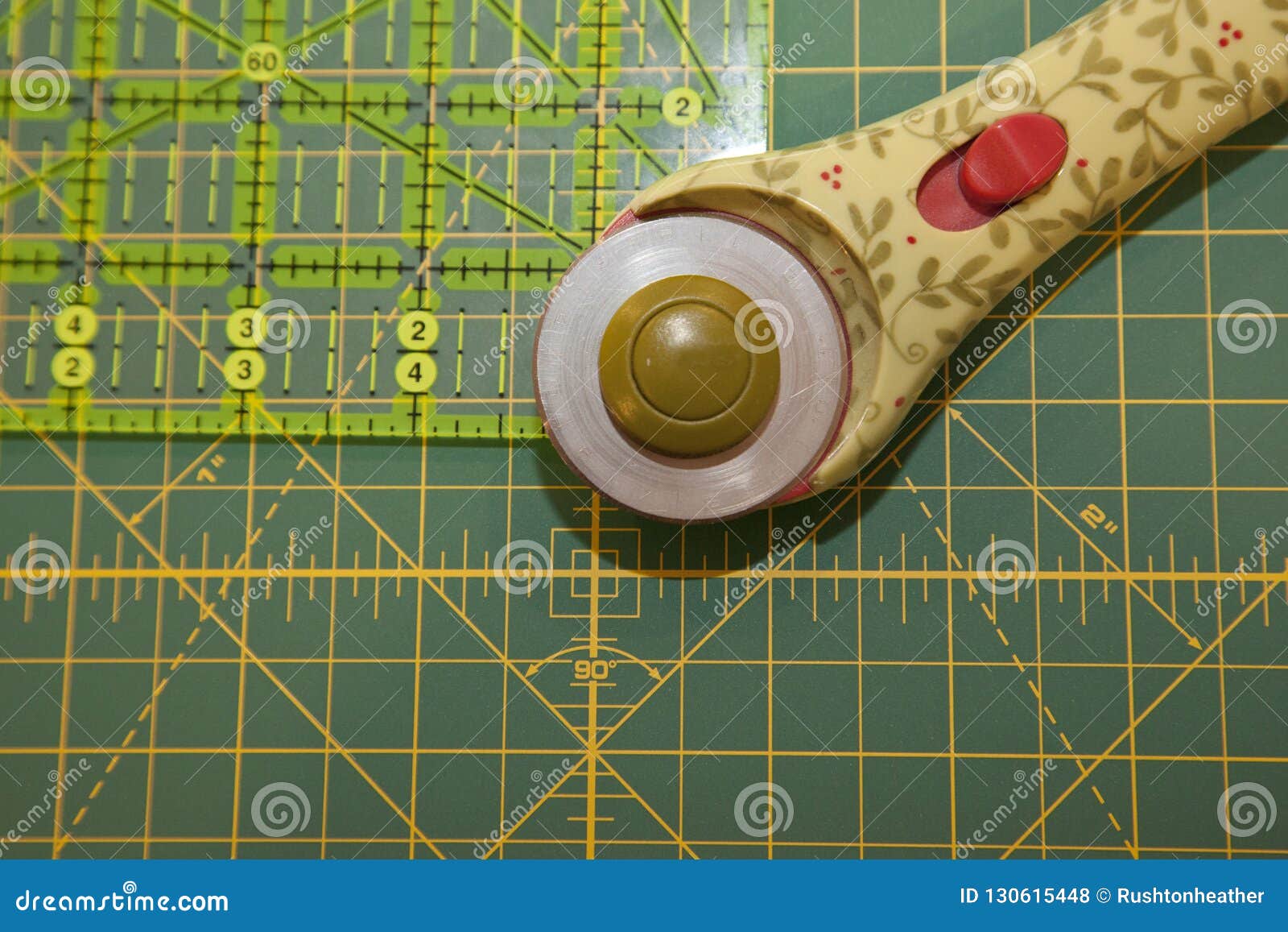 Round wheel fabric cutter stock photo. Image of bright - 130615448