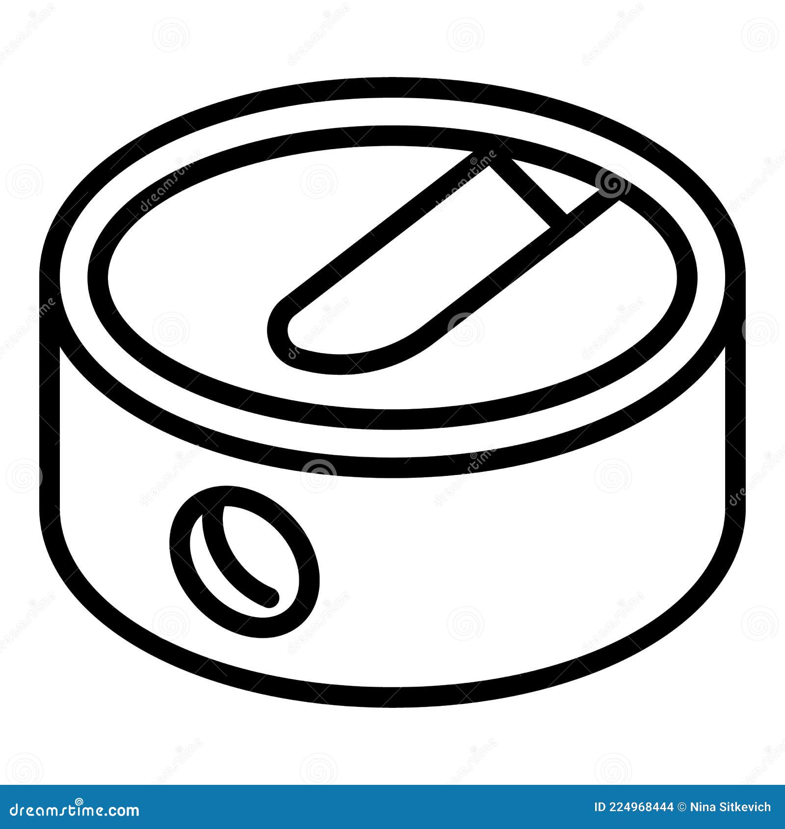 Round Sharpener Icon, Outline Style Stock Vector - Illustration of ...