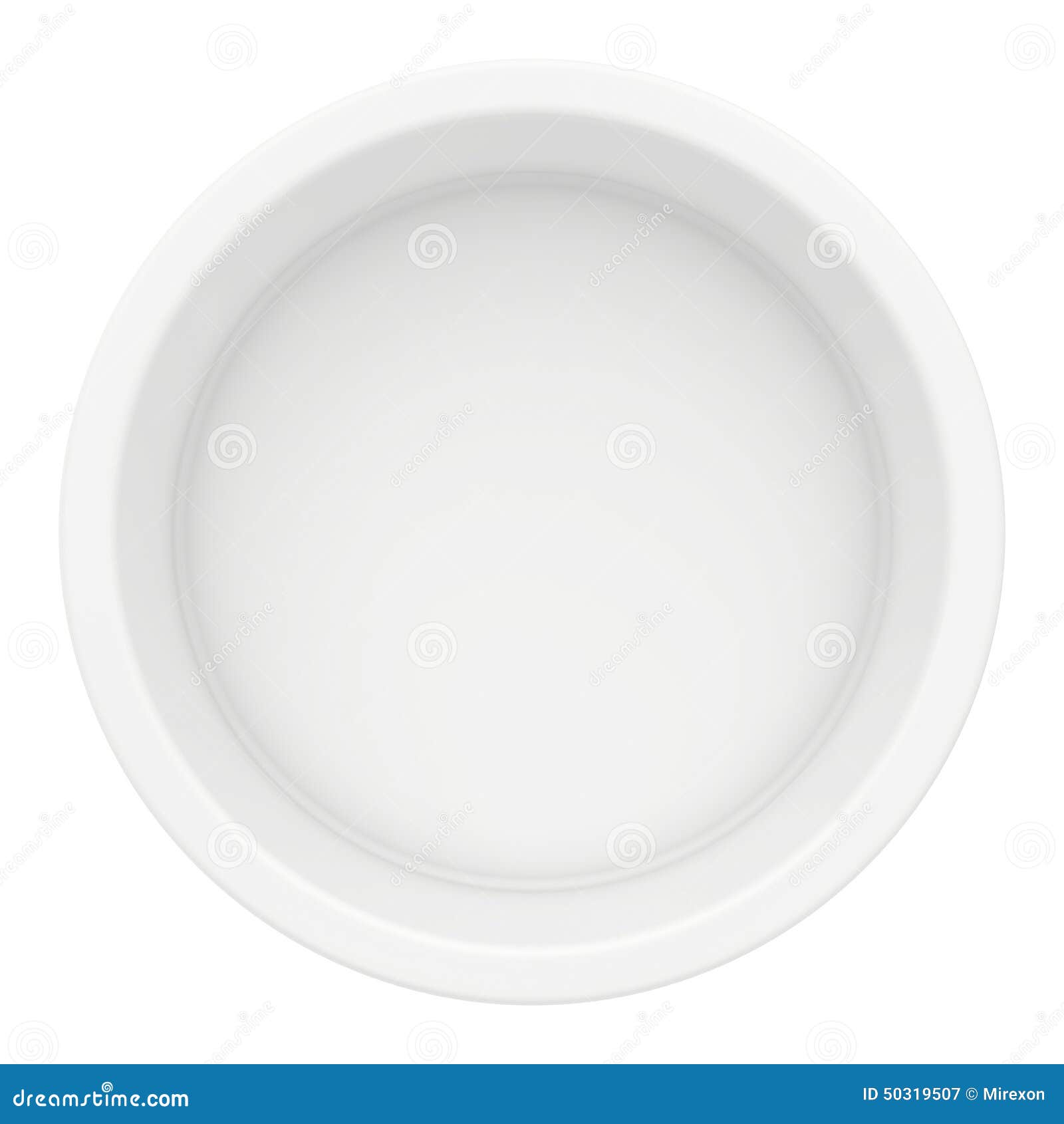 Round Shelf. 3d Render on White Background Stock Illustration ...