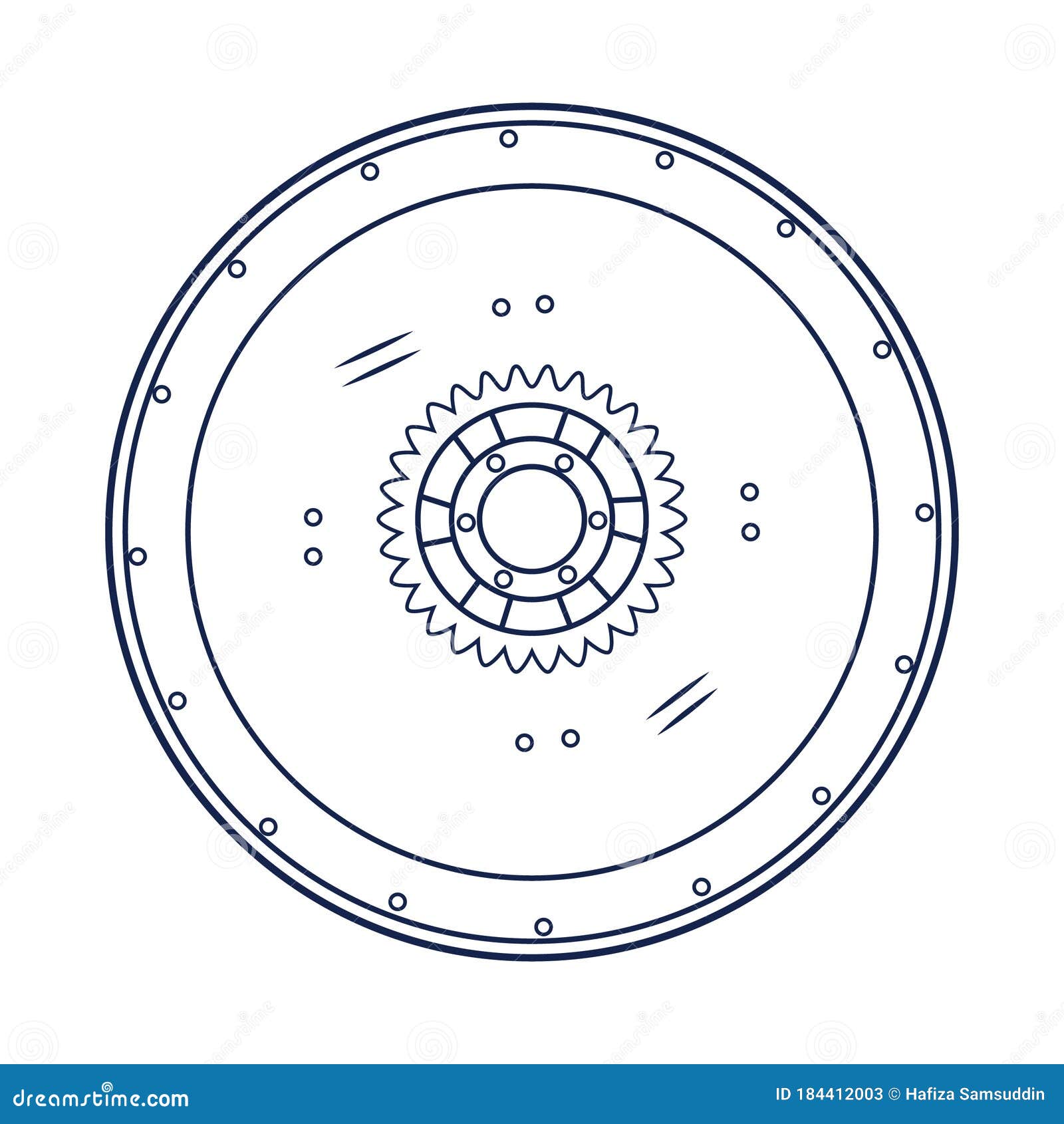 Round Shield. Vector Illustration Decorative Background Design Stock ...