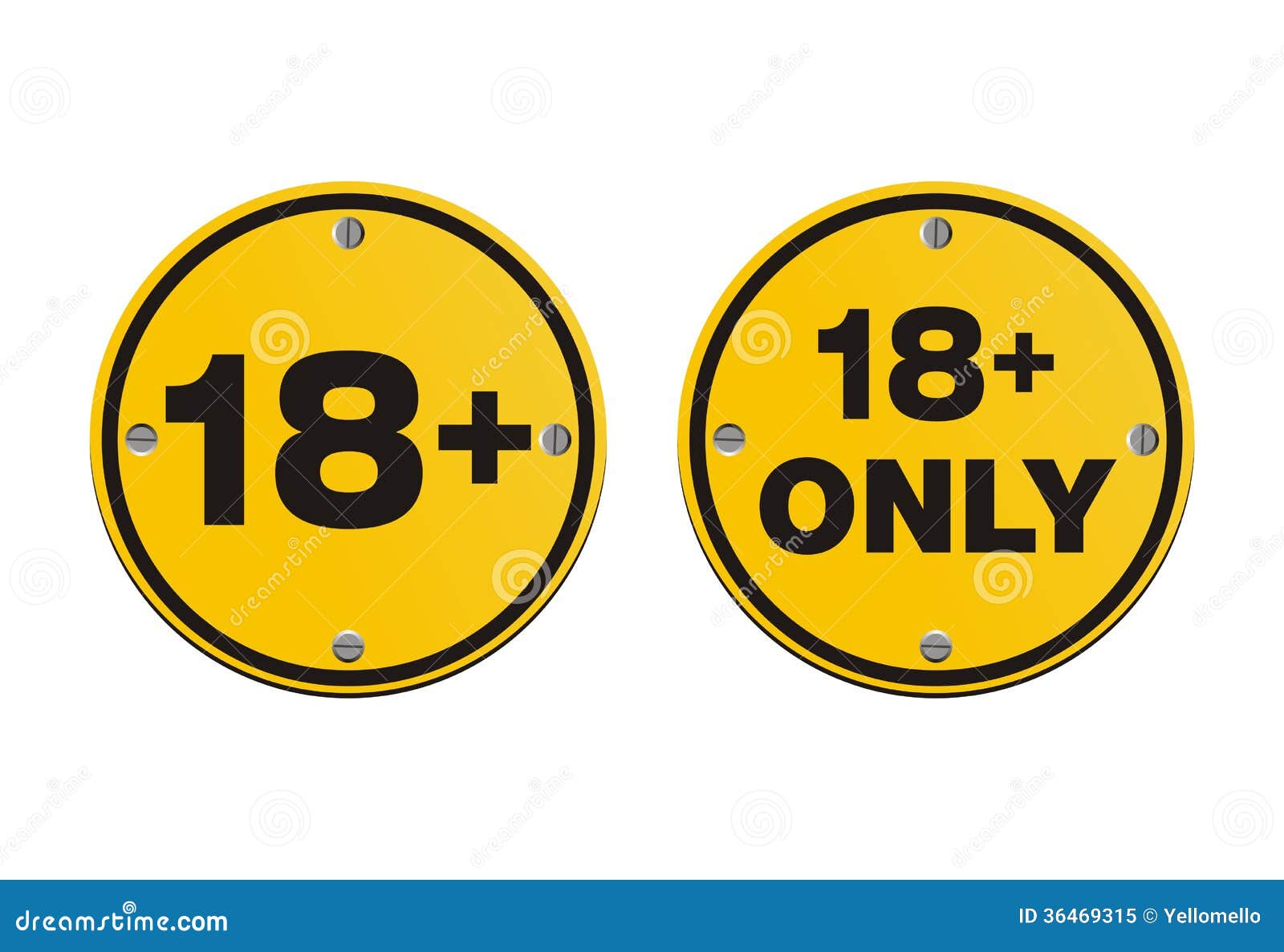 18 round signs stock illustration. Illustration of sign - 36469315