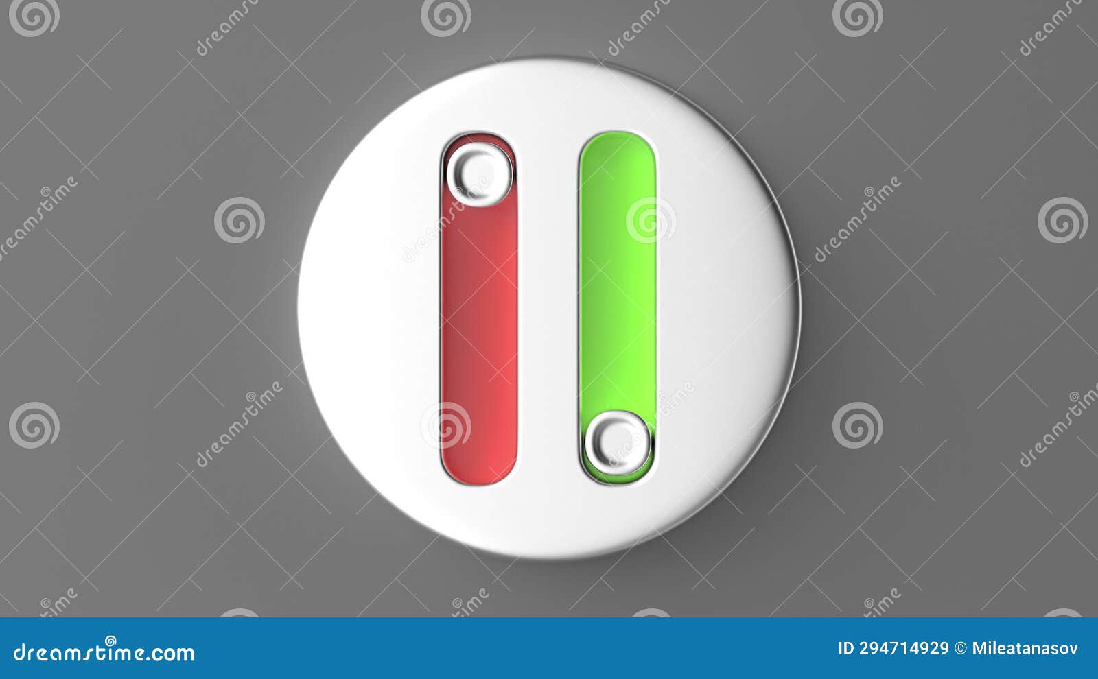 Round Silver Icon with Toggle Sliders Stock Video - Video of front ...