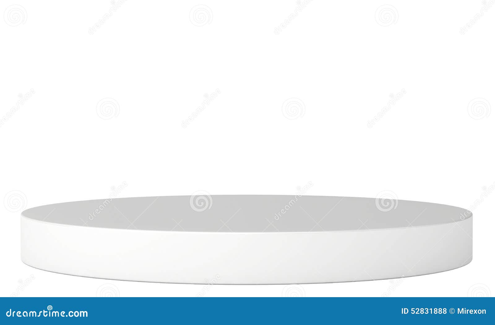 Round Single Podium Isolated on a White Background Stock Illustration ... Round Single Podium Isolated on a White Background Stock Illustration ...