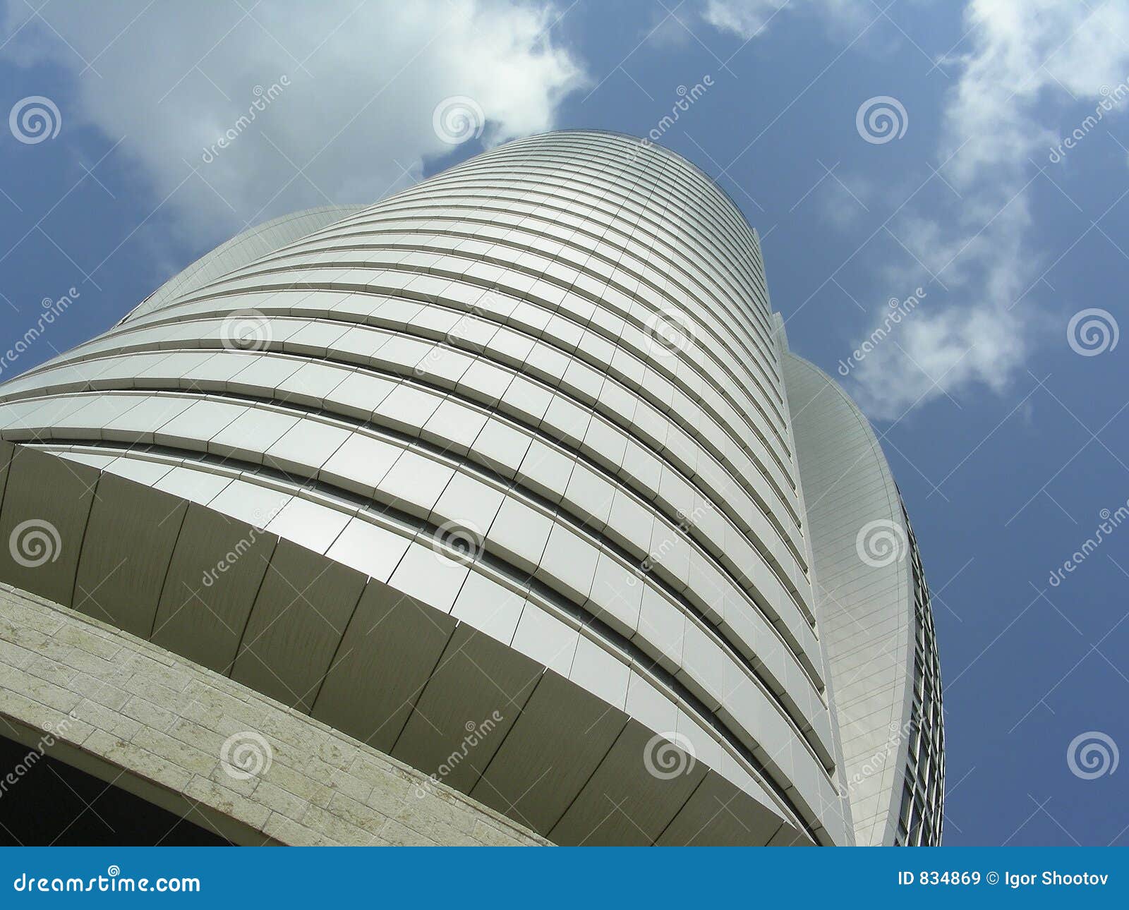 Round skyscraper stock image. Image of blue, high, architecture - 834869