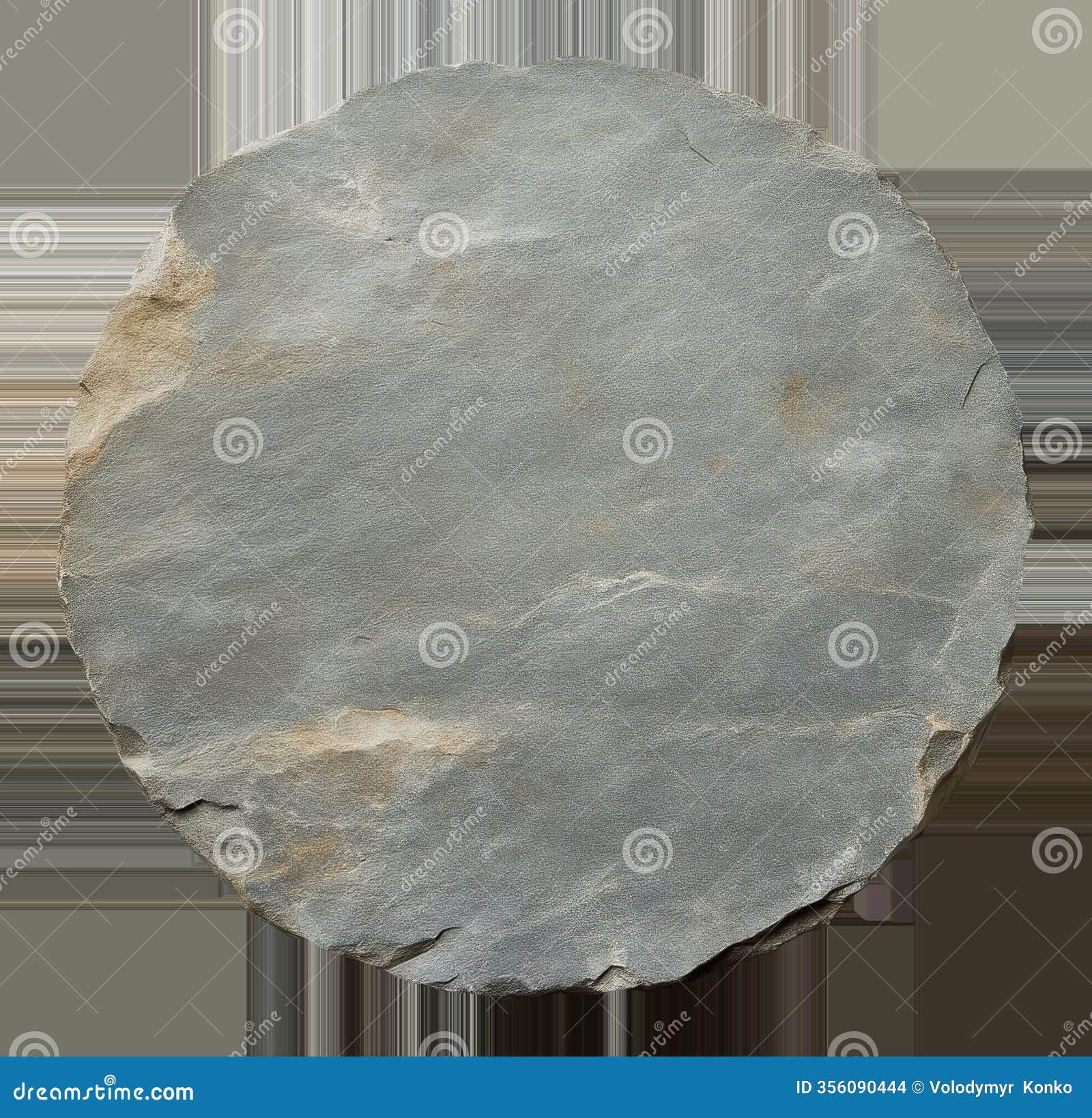 Round Slate Stone with Natural Texture, Isolated on Transparent ...