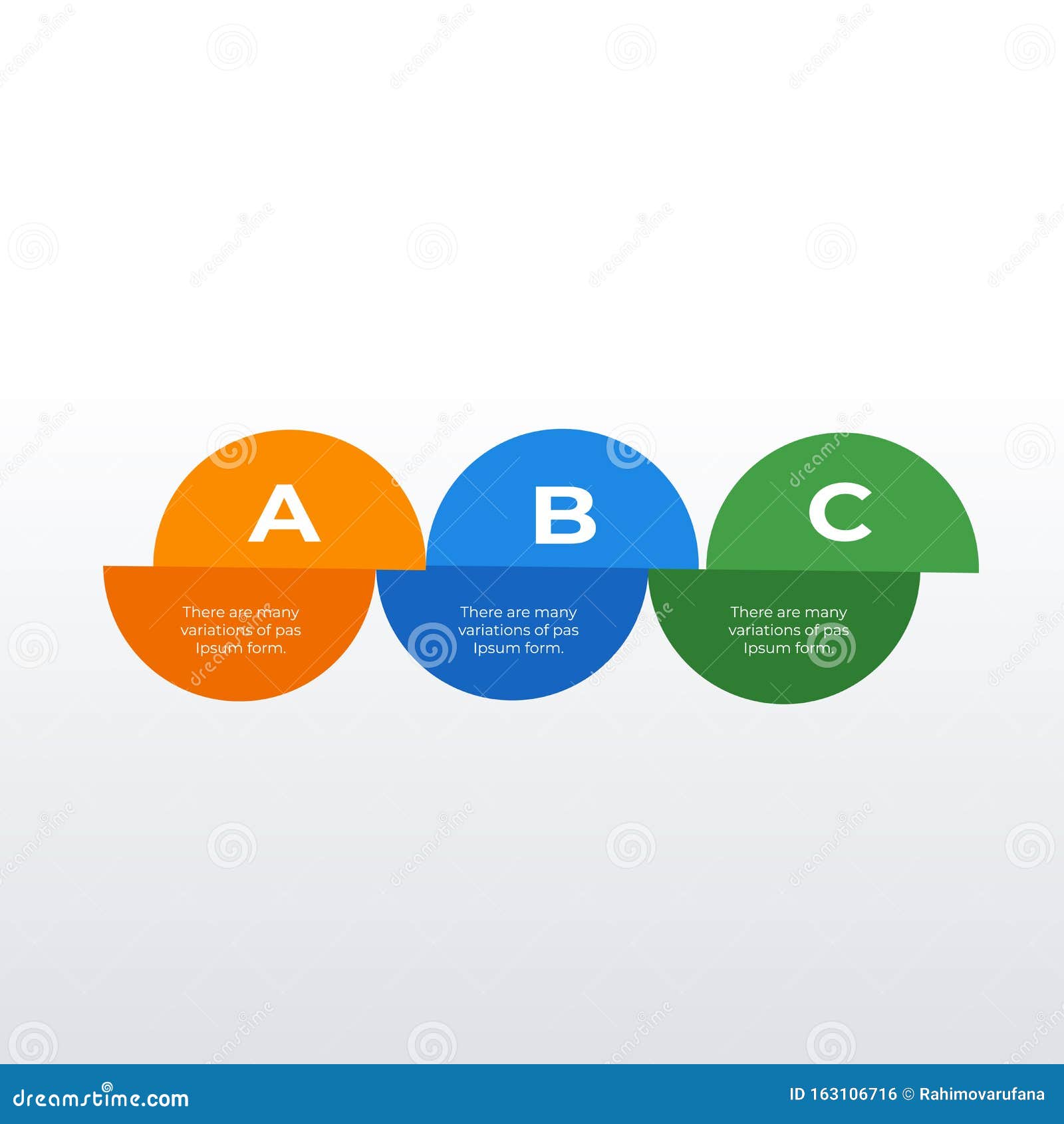 Round Slice Infographic Template Design. Business Concept Infograph ...