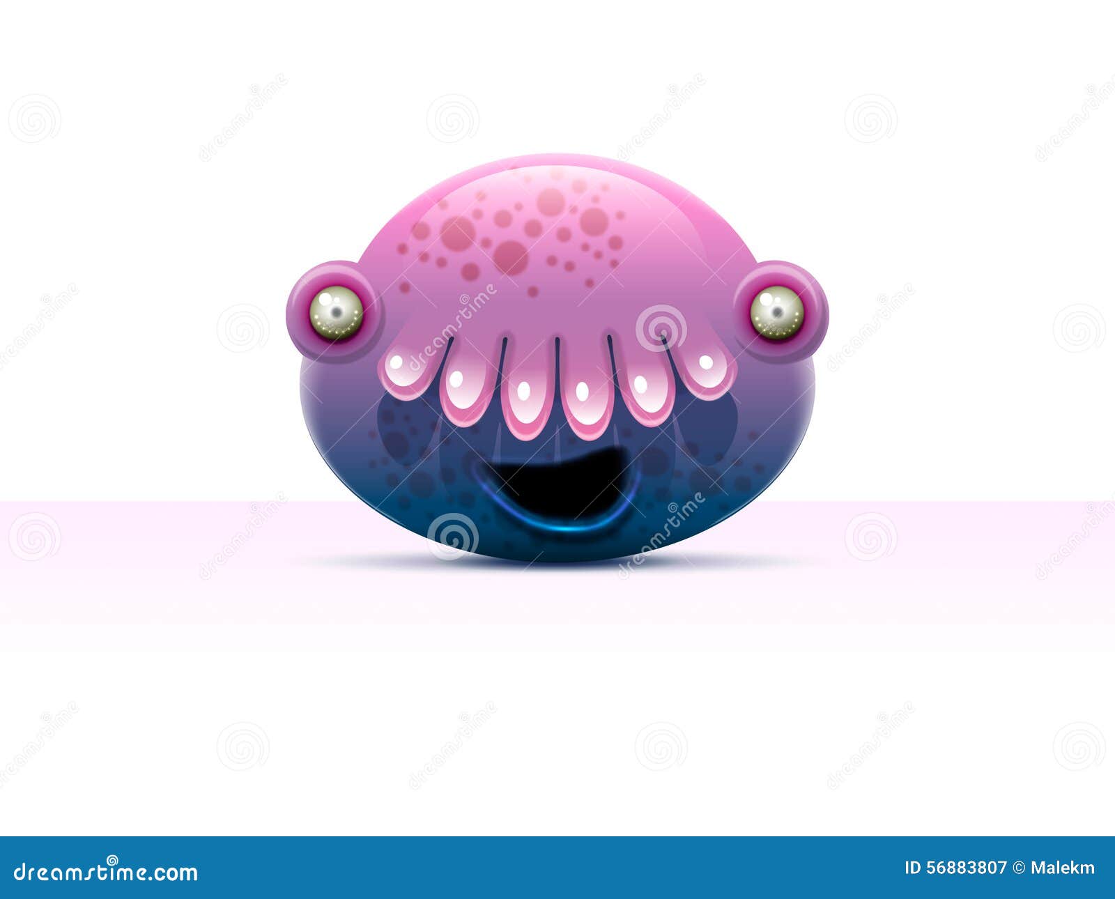 Slimy Monster Violet Creature Stock Illustrations – 17 Slimy Monster ...