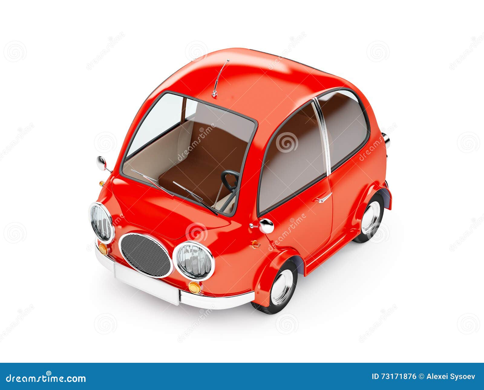 Round small car stock illustration. Illustration of obsolete - 73171876
