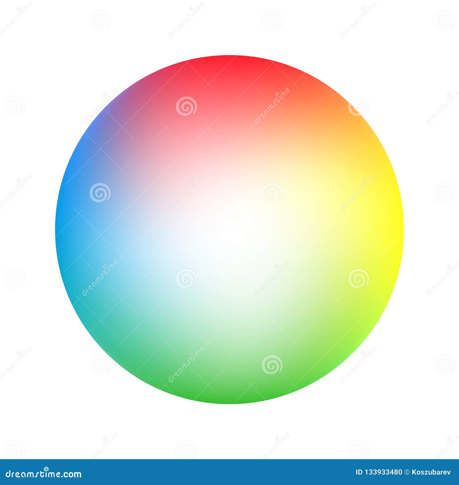 Round soft color gradient stock vector. Illustration of minimal - 133933480
