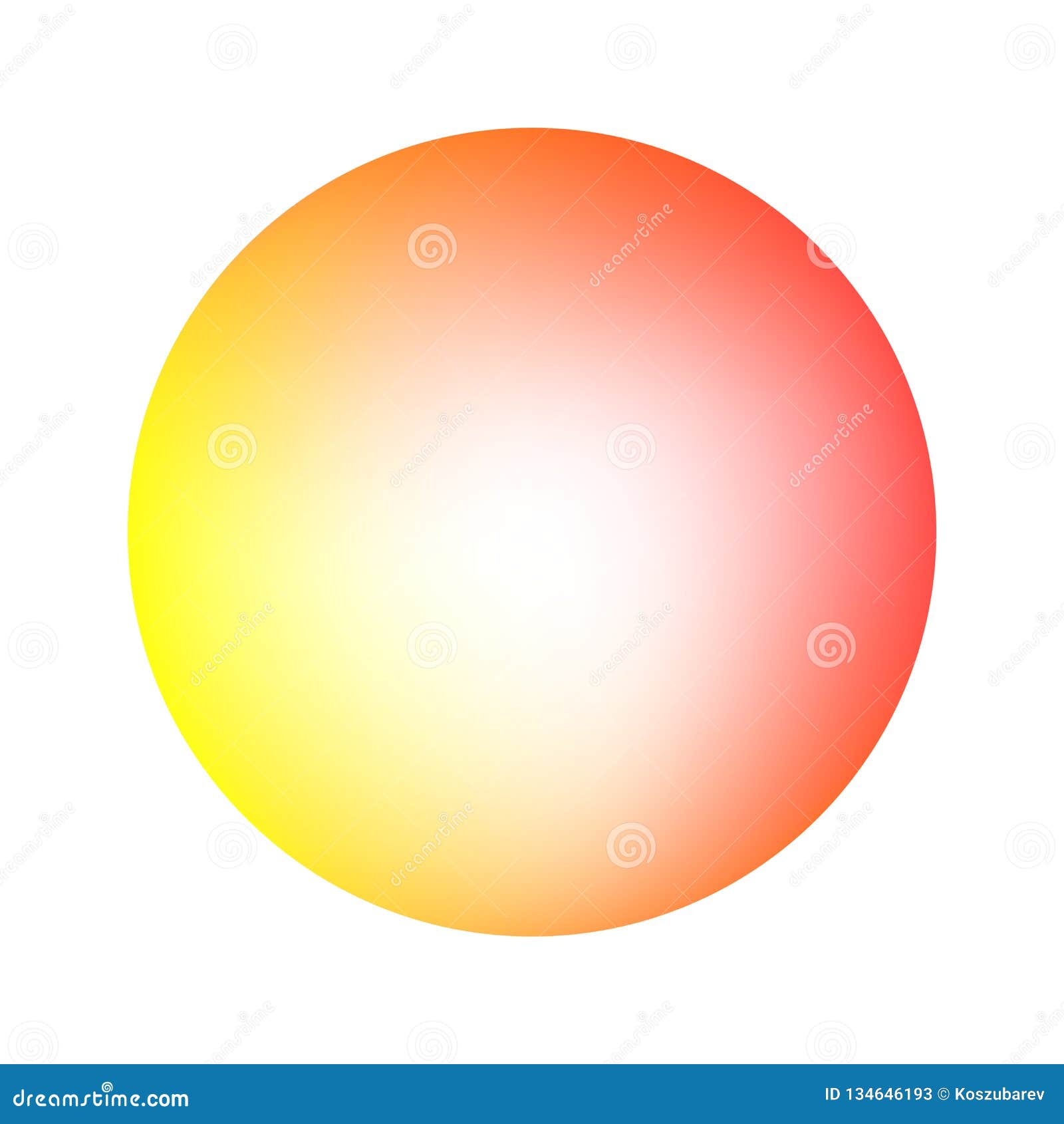 Round Soft Warm Color Gradient Stock Vector - Illustration of peach ...