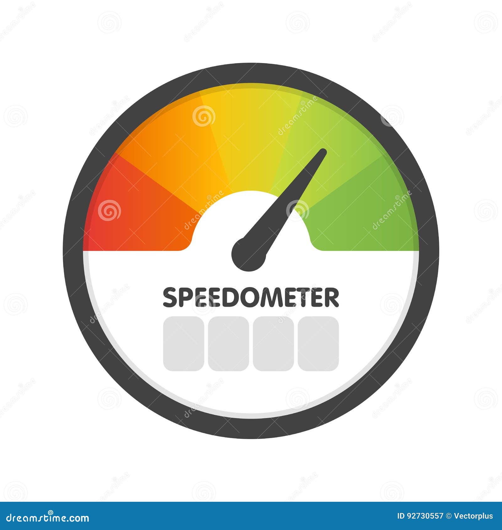 Speedometer Of Car. Fast Speed On Dashboard. Tachometer And Gauge Of ...