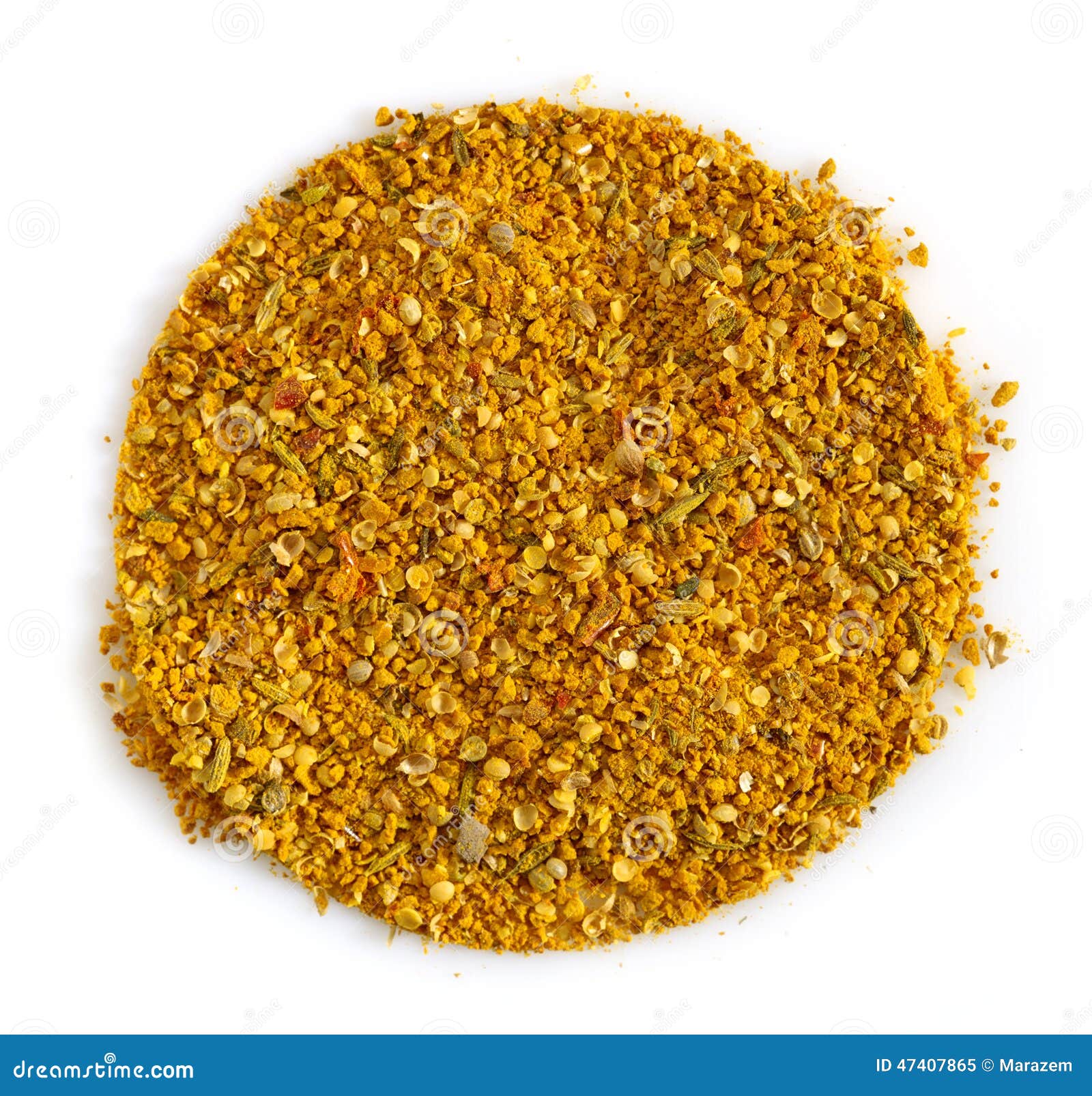Round spice mix stock image. Image of ground, flavor - 47407865