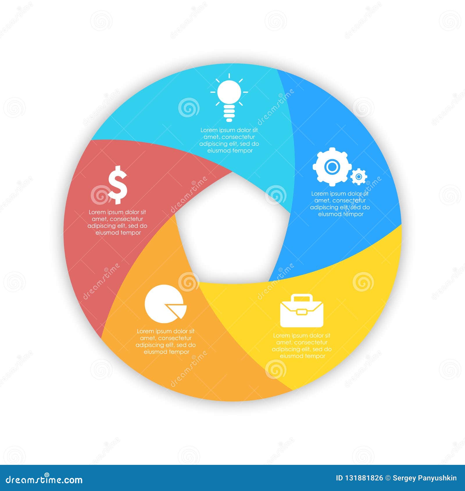 Spiral Infographic, Diagram, Scheme Cartoon Vector | CartoonDealer.com ...
