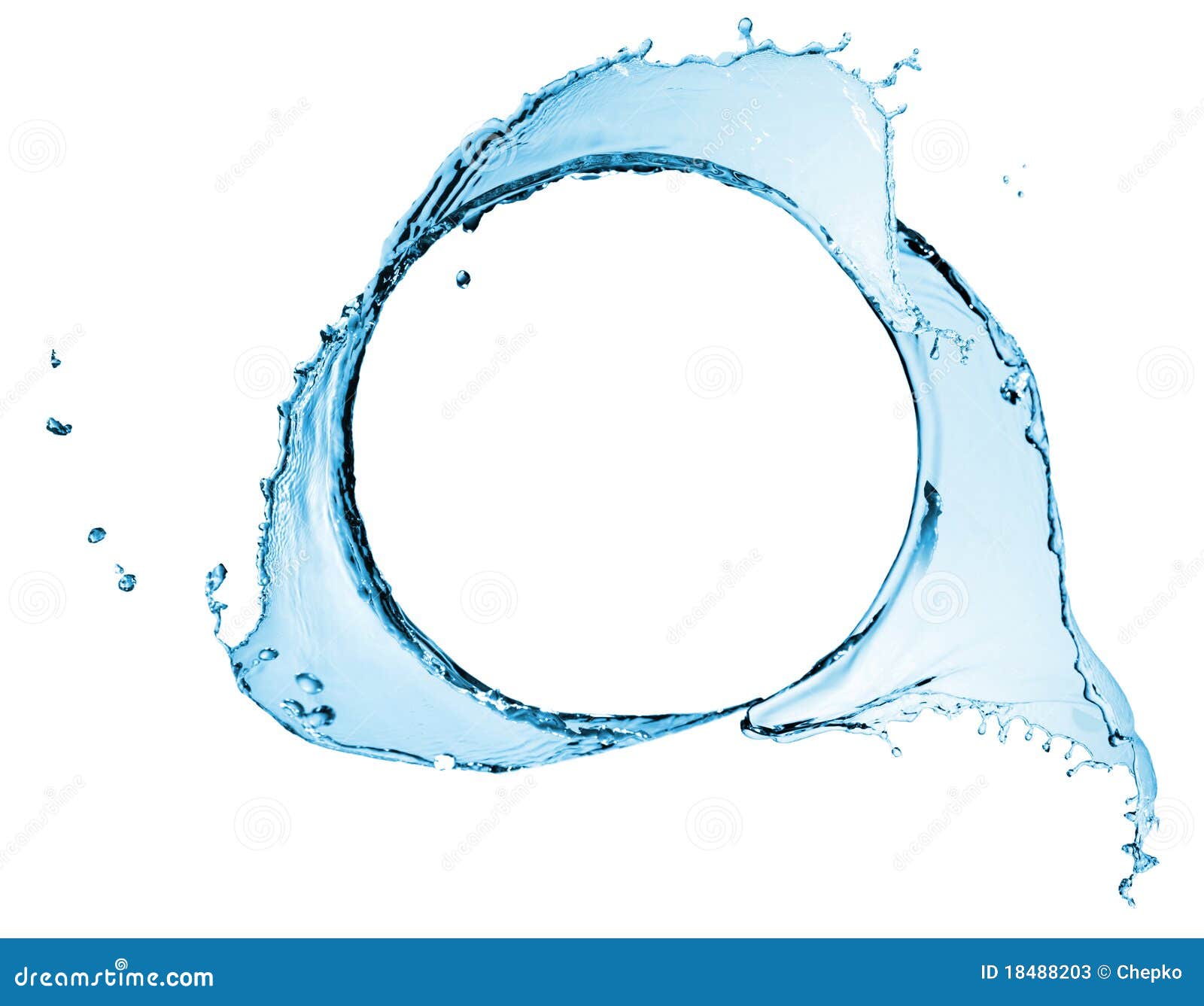 Round splash stock image. Image of ripple, blue, outdoors - 18488203