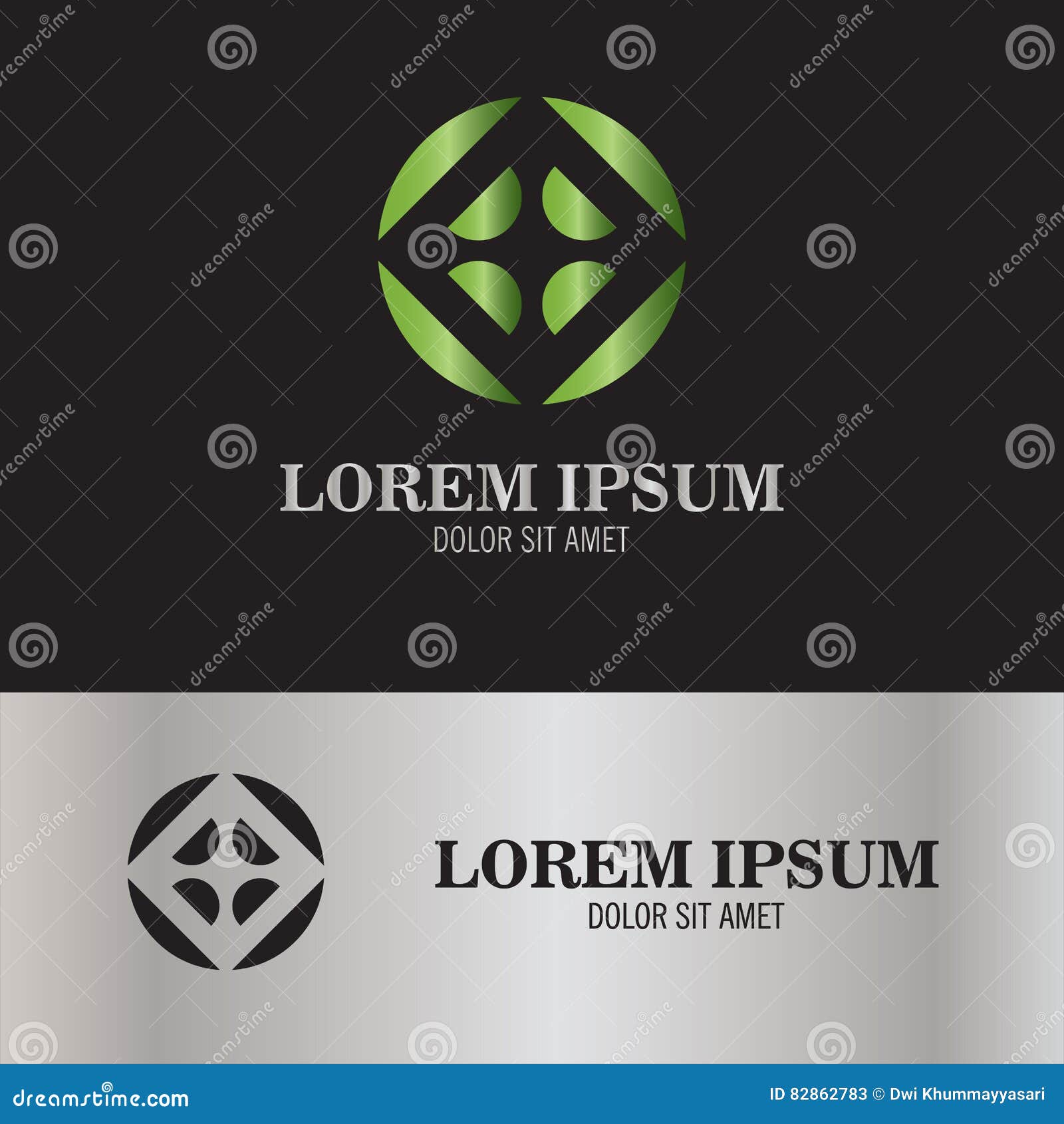 Round square abstract logo stock vector. Illustration of creative ...