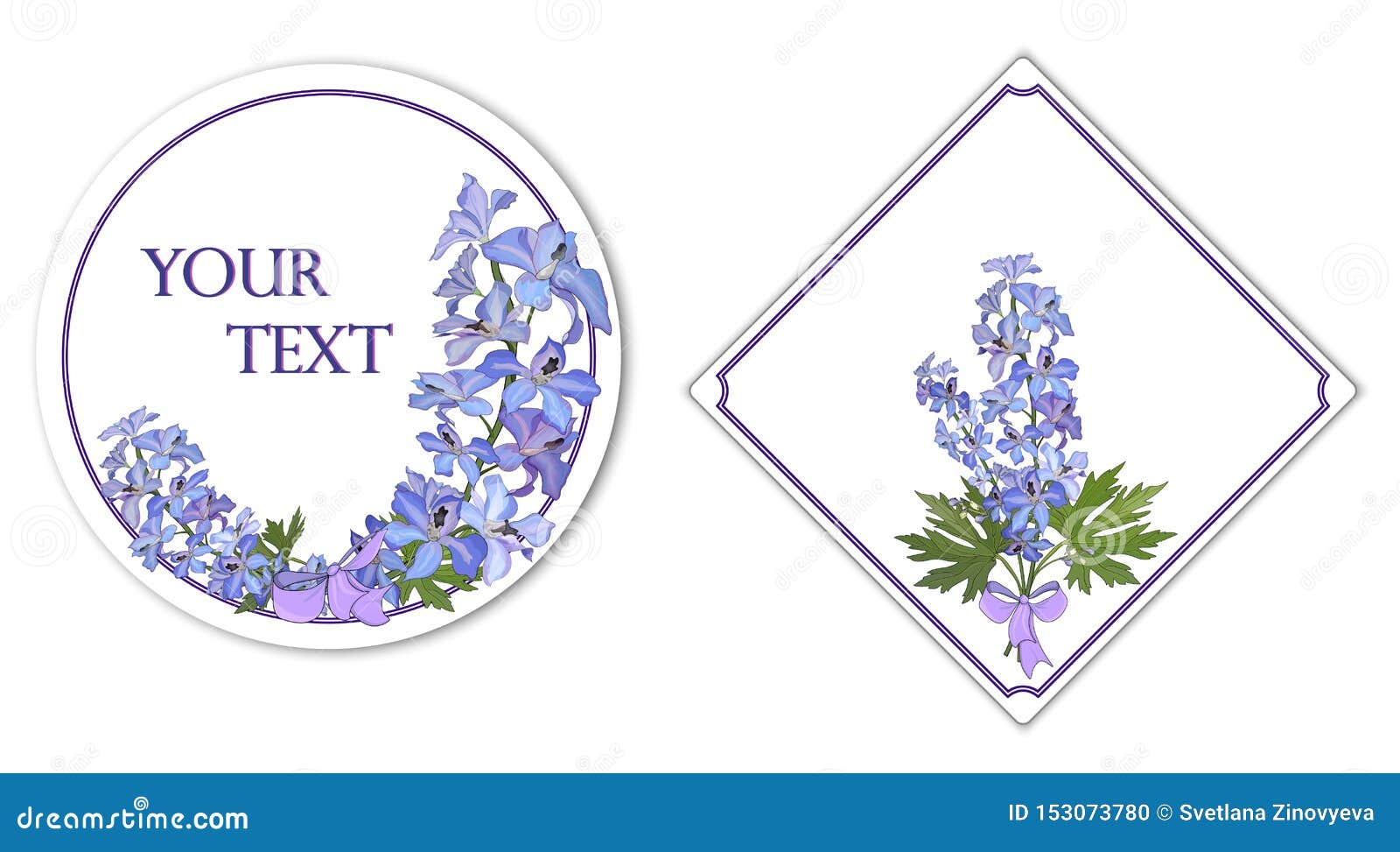 Delphinium Vector Background | CartoonDealer.com #231041893