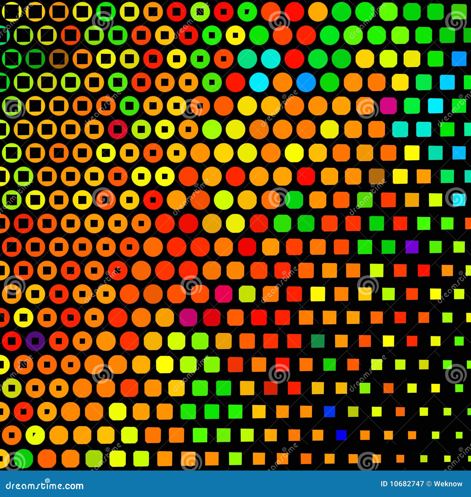 Round and square pattern stock illustration. Illustration of decorative ...