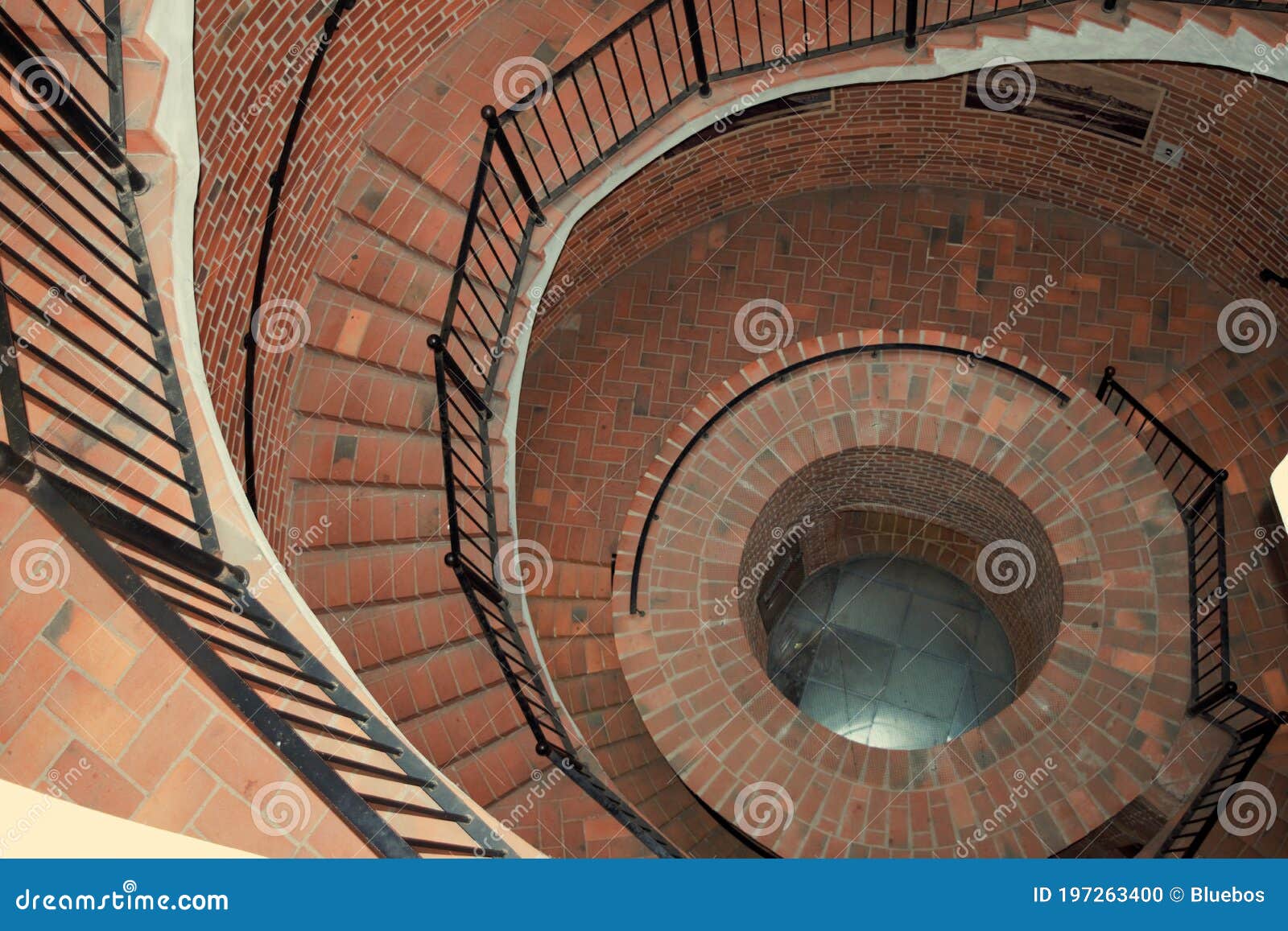Round Stairs Inside the Rotunda Stock Photo - Image of design, damaged ...