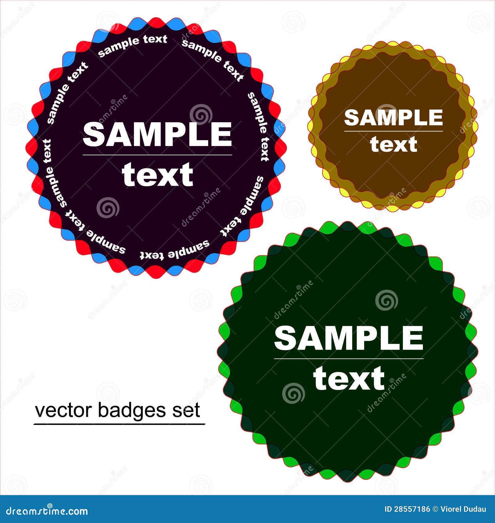 Star Badges Royalty-Free Stock Image | CartoonDealer.com #19837666