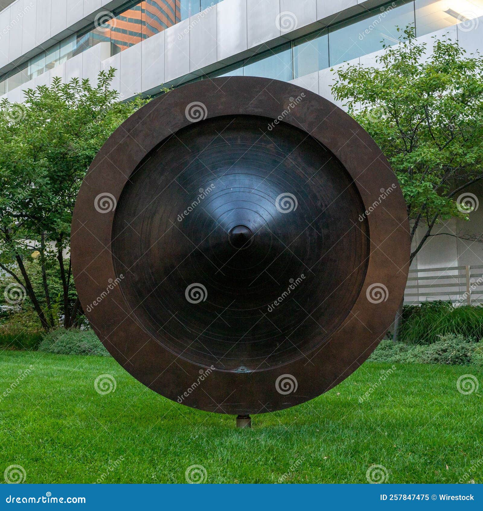 Round Statue in the Park in Bosto Editorial Image - Image of park ...