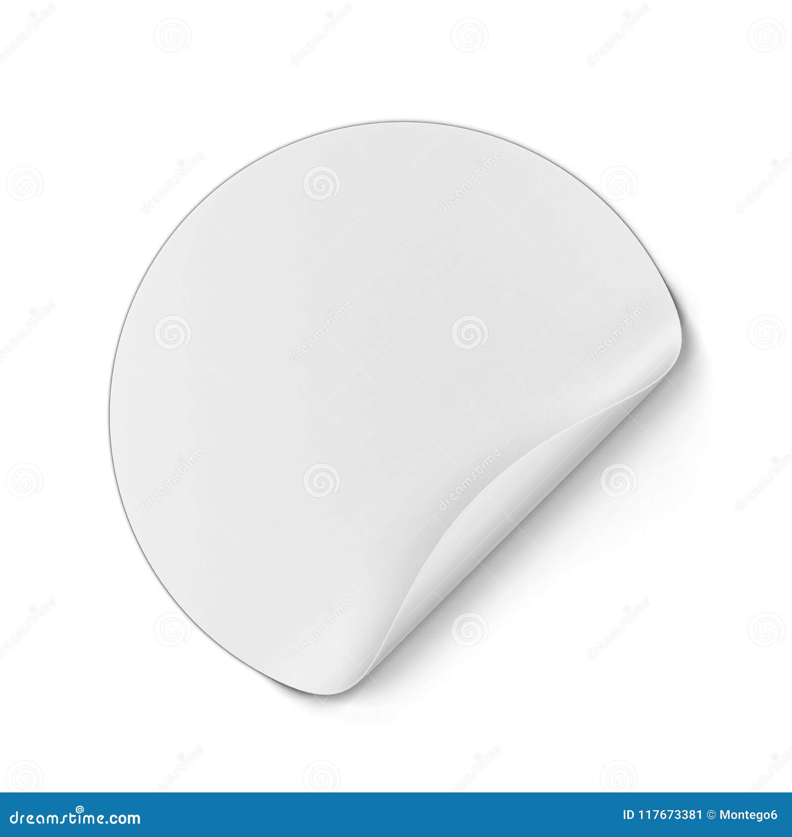 Round sticker stock illustration. Illustration of mock - 117673381