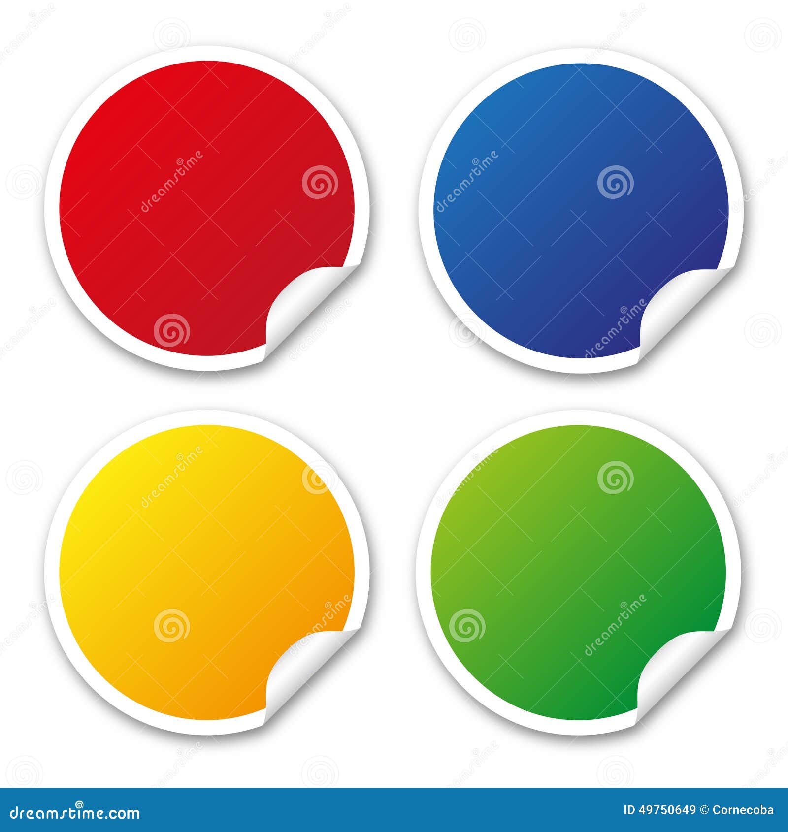 Round Stickers Set With Doodle Food Patterns. Hand Drawn Emblem ...