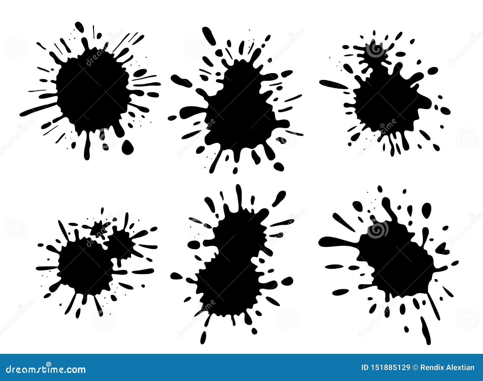 Round Stitching Paper on Colorful Splashes Background Stock Vector ...