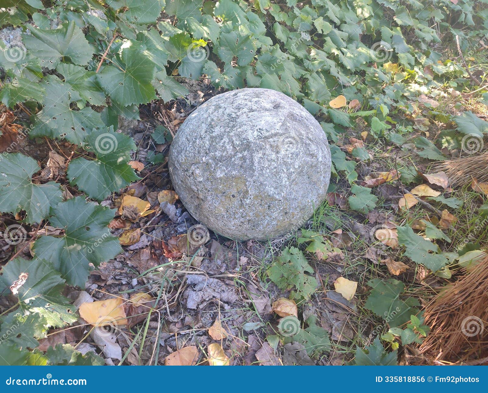 Round Stone Ball stock photo. Image of ball, stone, emila - 335818856