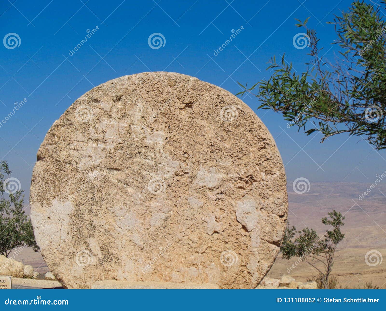 A Round Stone in a Christ Memorial Stock Photo - Image of attraction ...