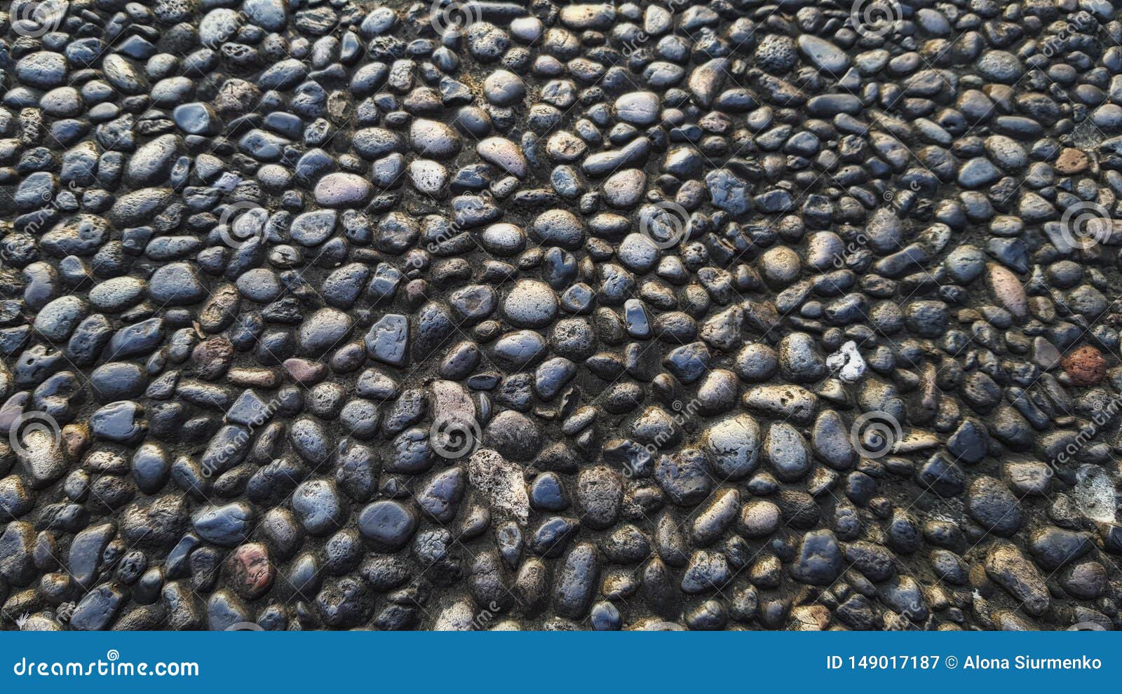Round Gravel Background Floor Texture Stock Image - Image of rock ...