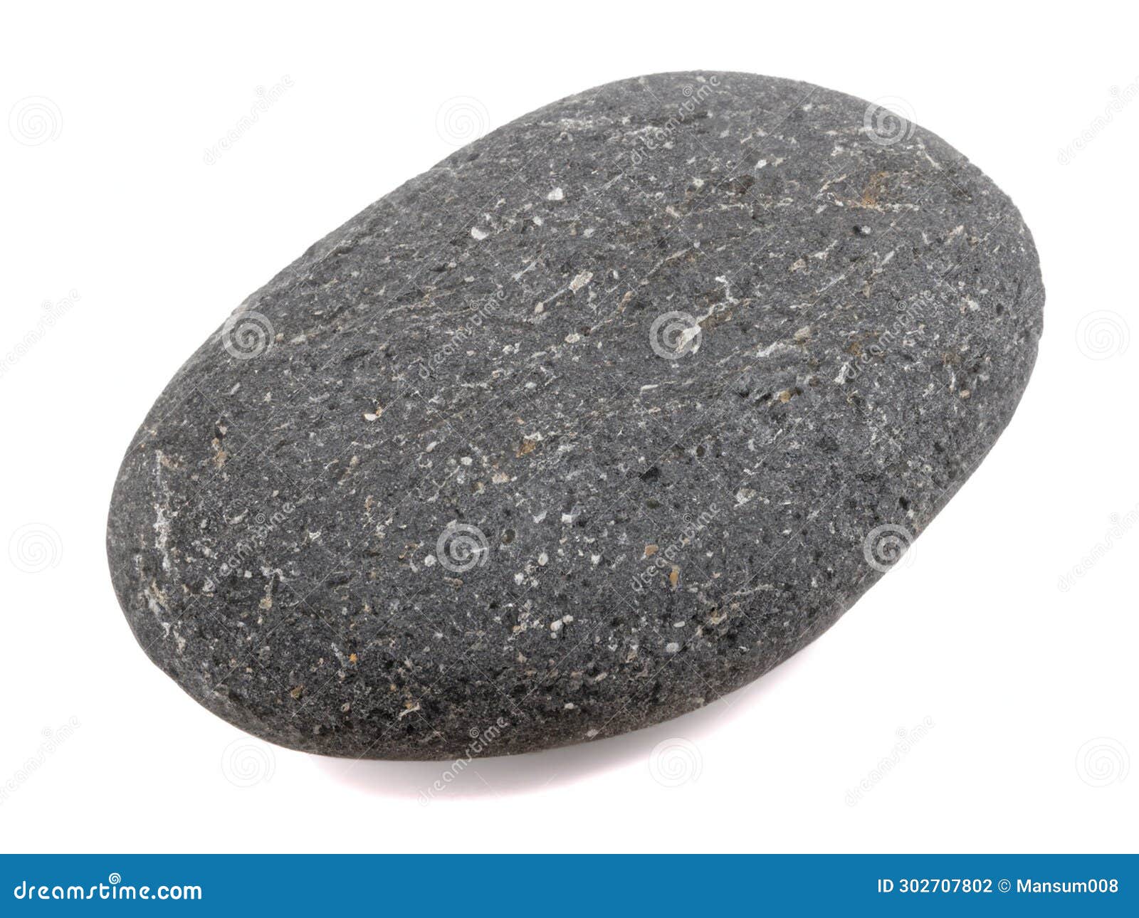 Round Stone Isolated on White Background Stock Photo - Image of white ...