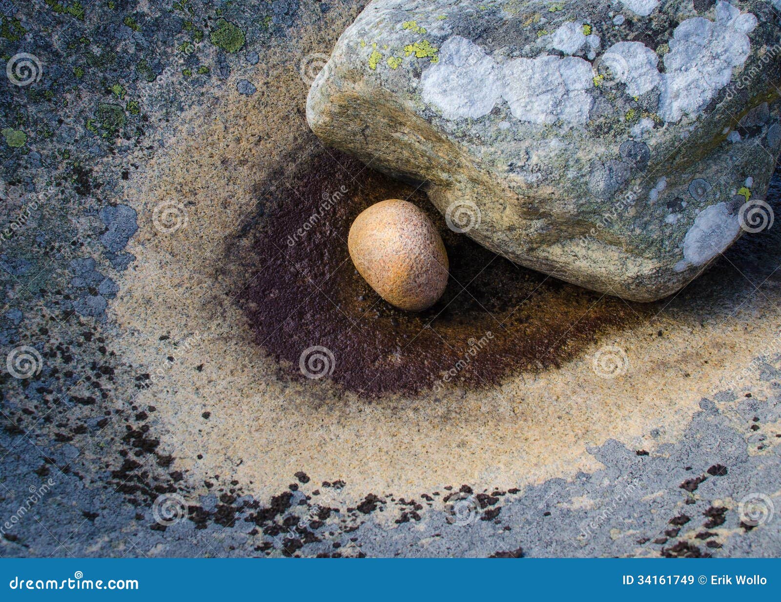 Round stone stock image. Image of sand, round, oval, closeup - 34161749
