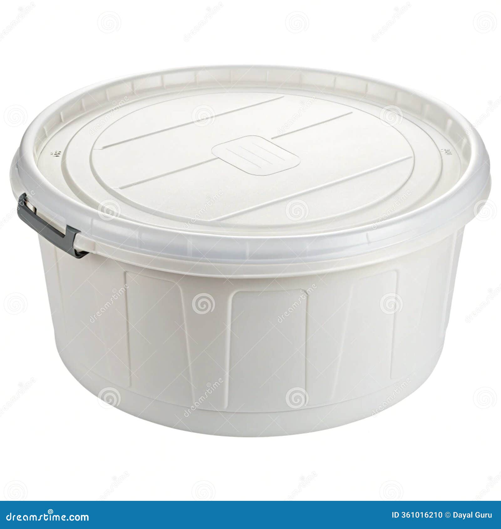 Round Storage Box Isolated on Transparent Background Stock Illustration ...