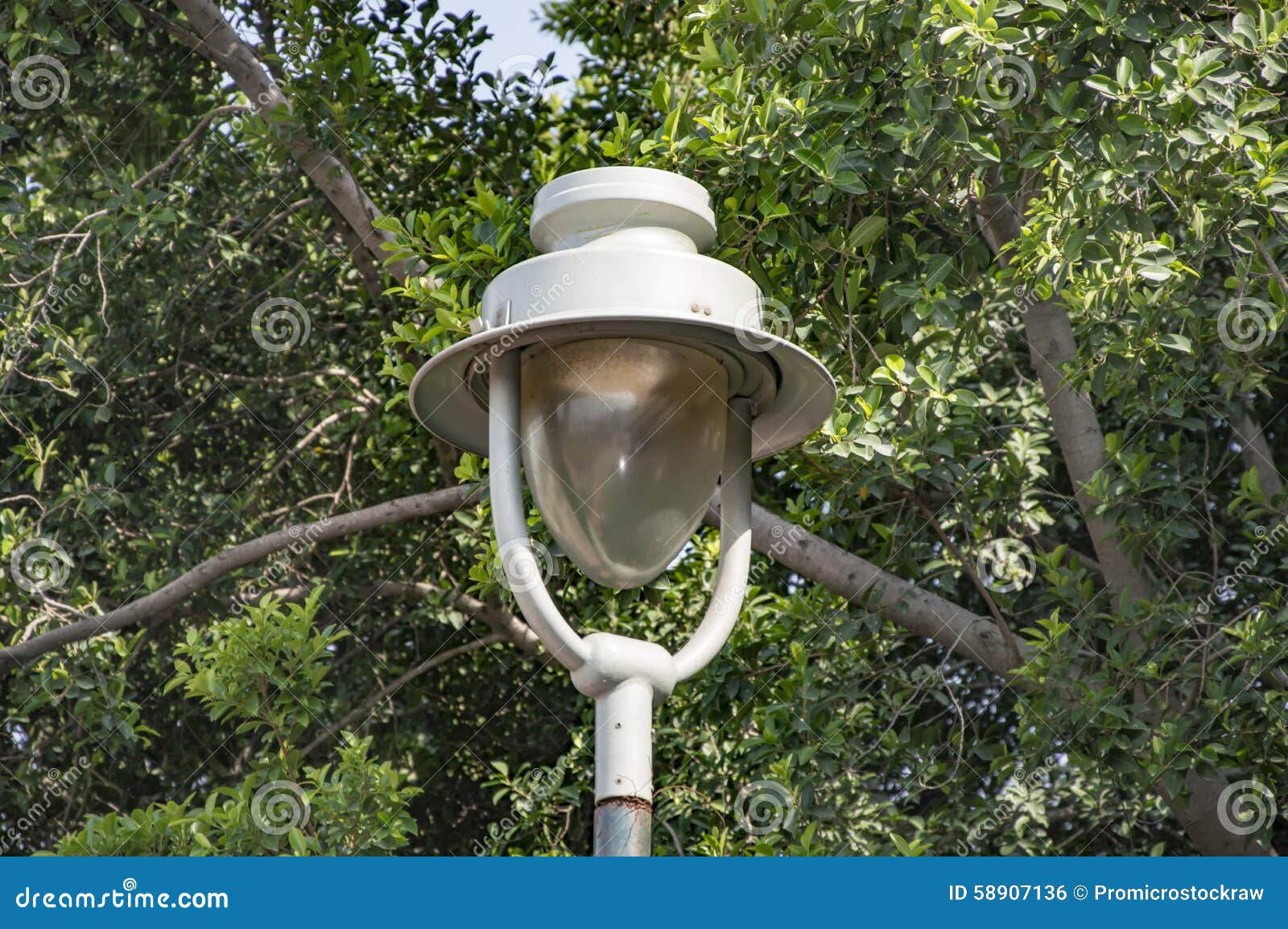 Round street light stock photo. Image of electricity - 58907136