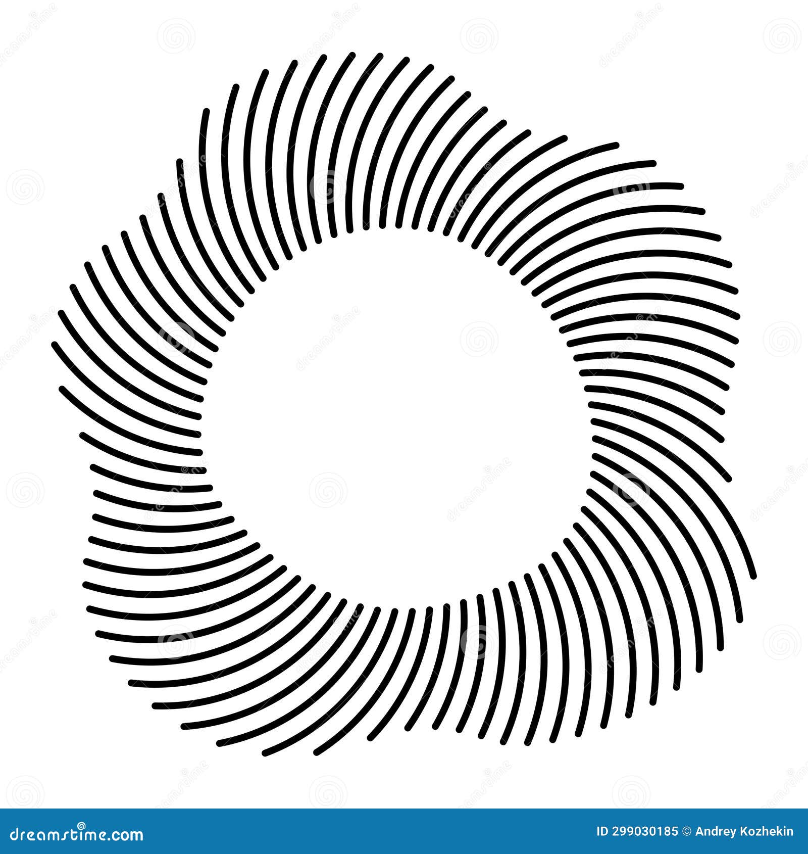 Round Striped Logo. Lines in Circle Form Stock Vector - Illustration of ...