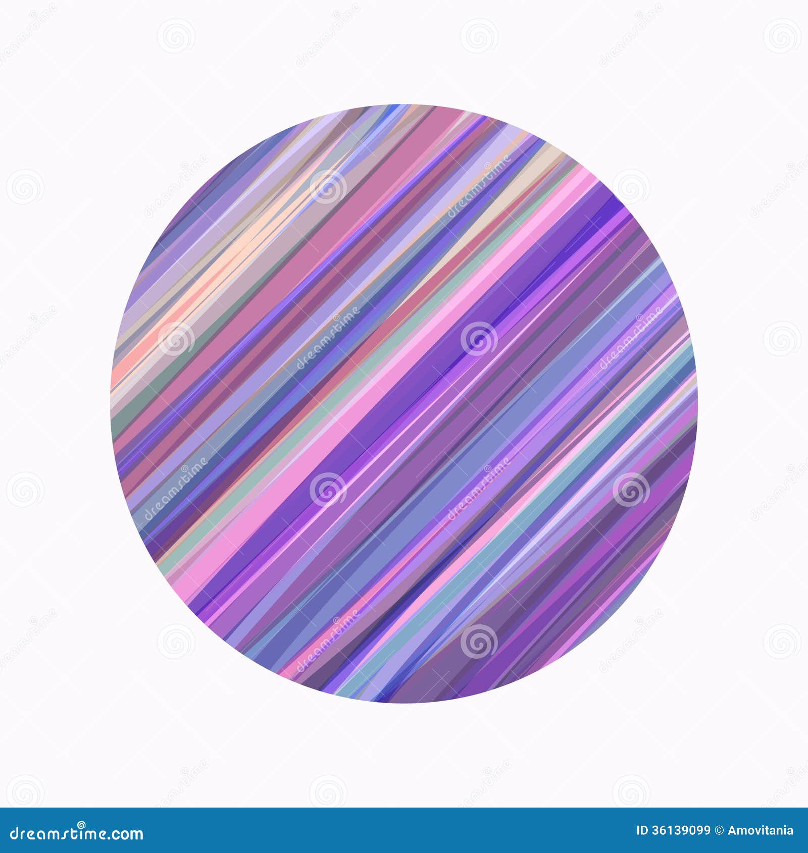 Round Striped Painted Background Stock Vector - Illustration of ...