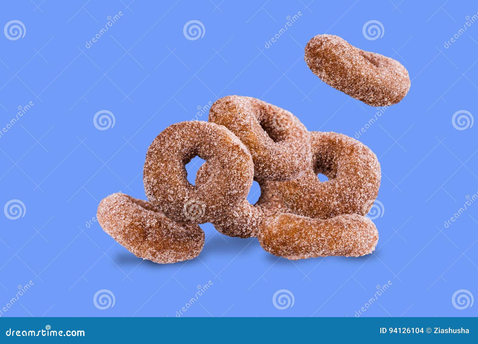 Round sugar donuts stock photo. Image of color, icing - 94126104
