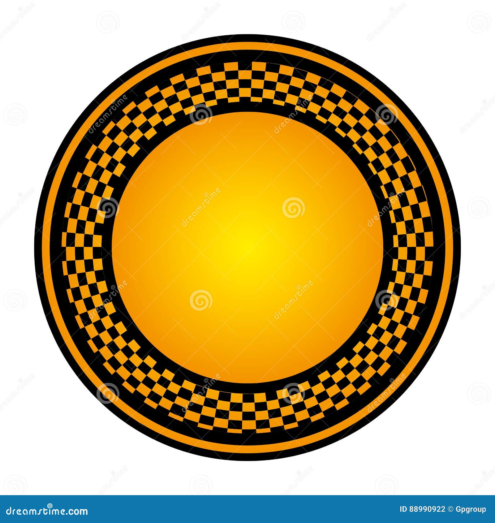 Round symbol emblem icon stock illustration. Illustration of label ...