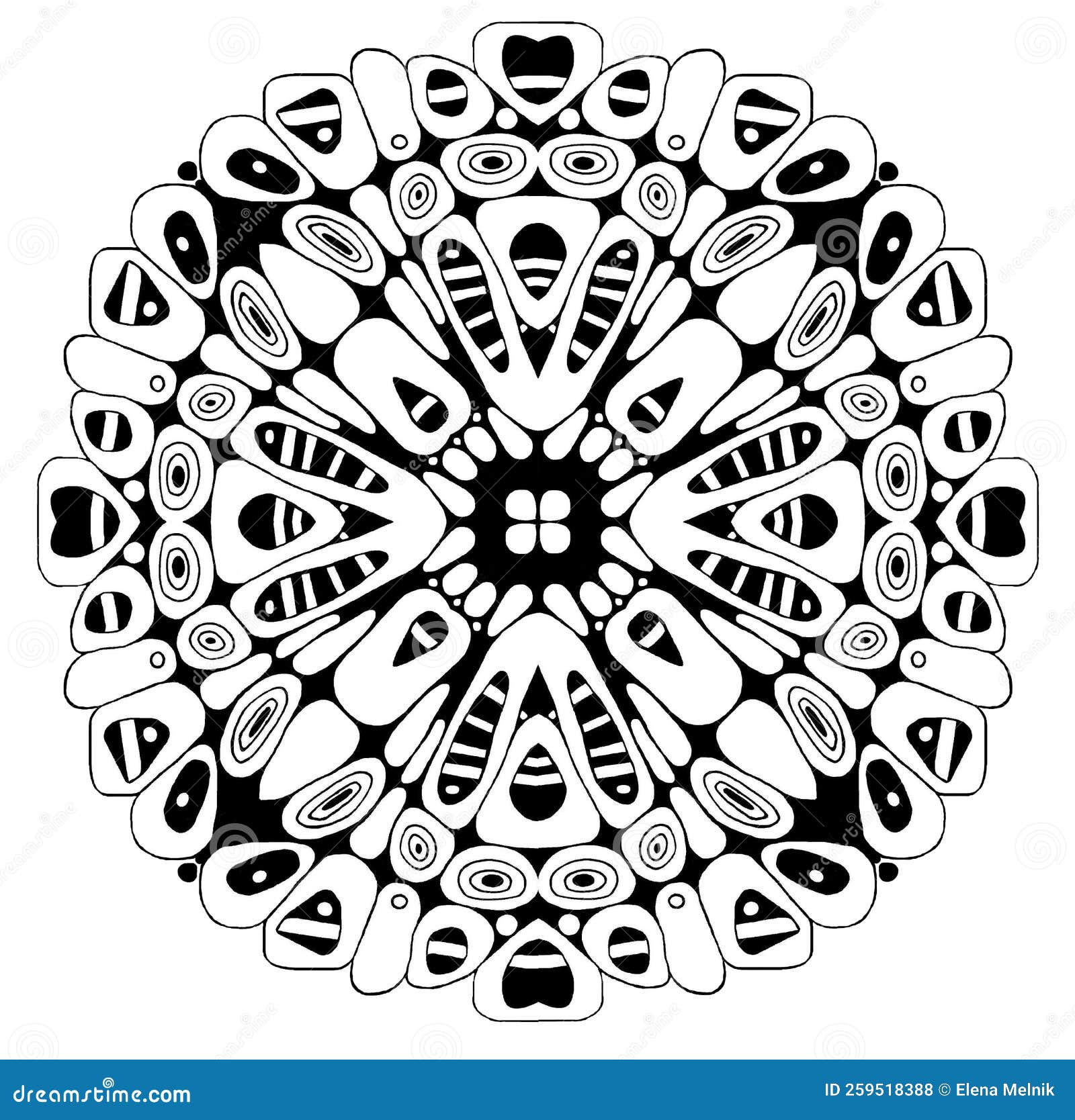 stock illustration. Illustration of round, composed - 259518388