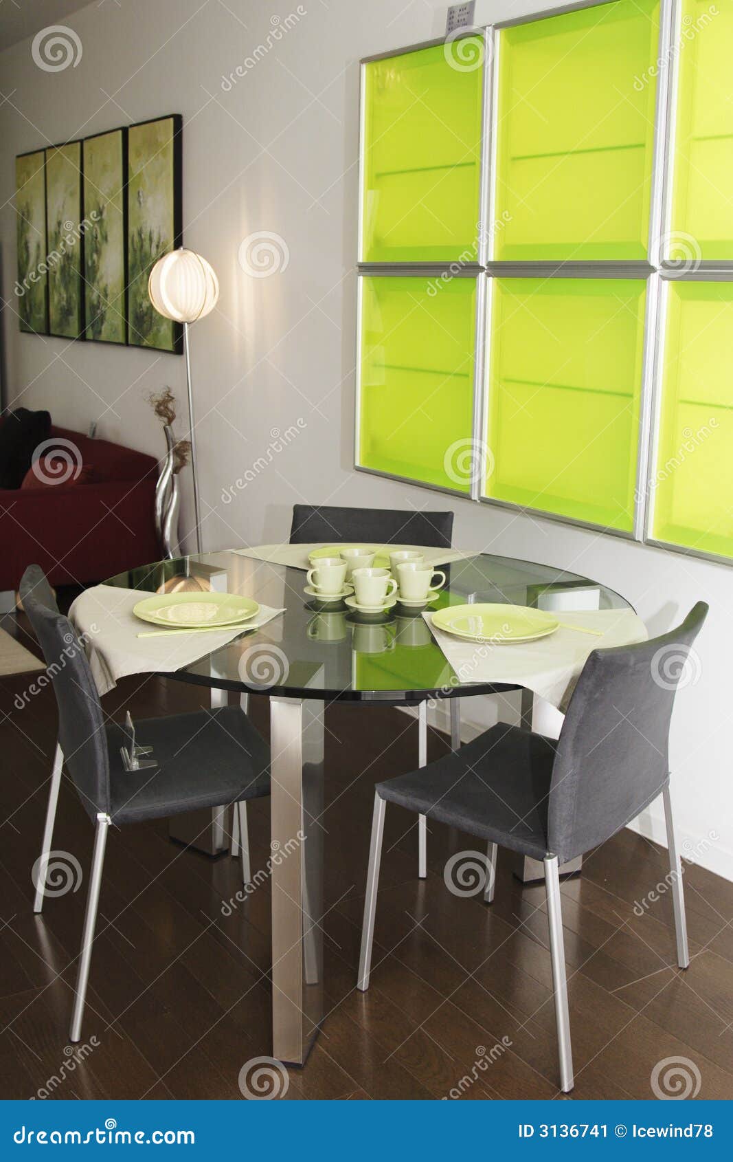 Round table stock image. Image of chair, cups, furniture - 3136741