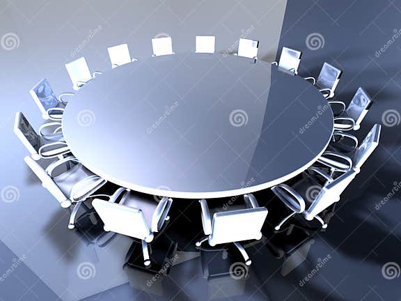 Round Table stock illustration. Illustration of seat, round - 786340
