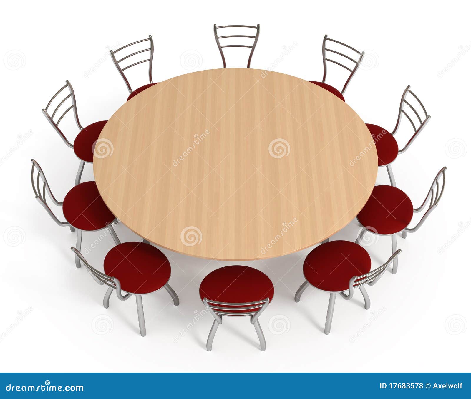 Round Table Royalty-Free Cartoon | CartoonDealer.com #32467214
