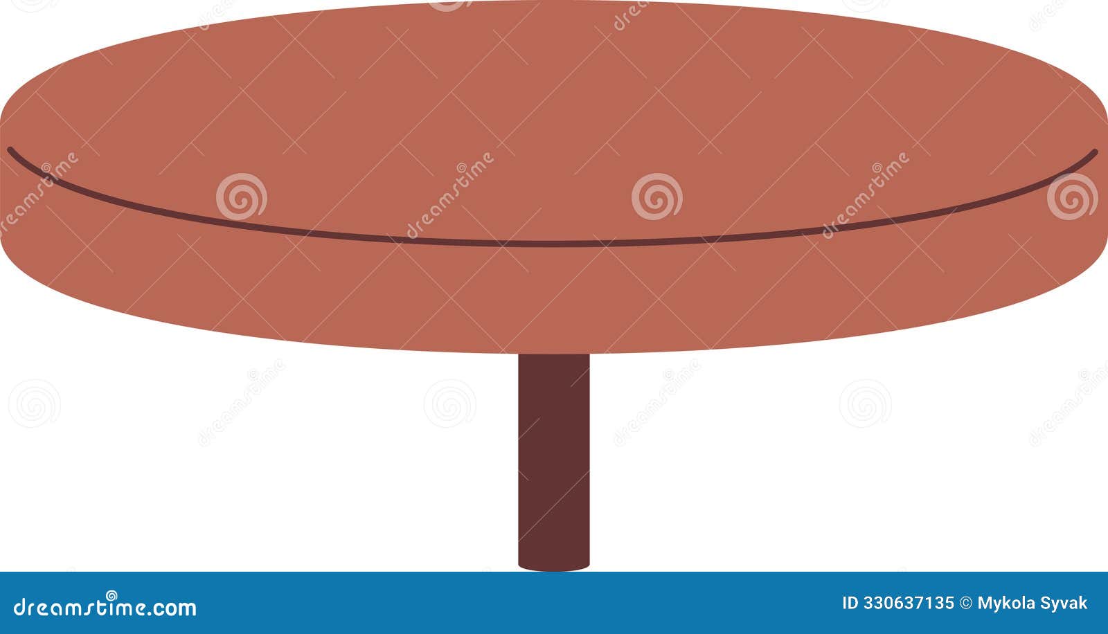 Round Table Icon stock illustration. Illustration of corporate - 330637135